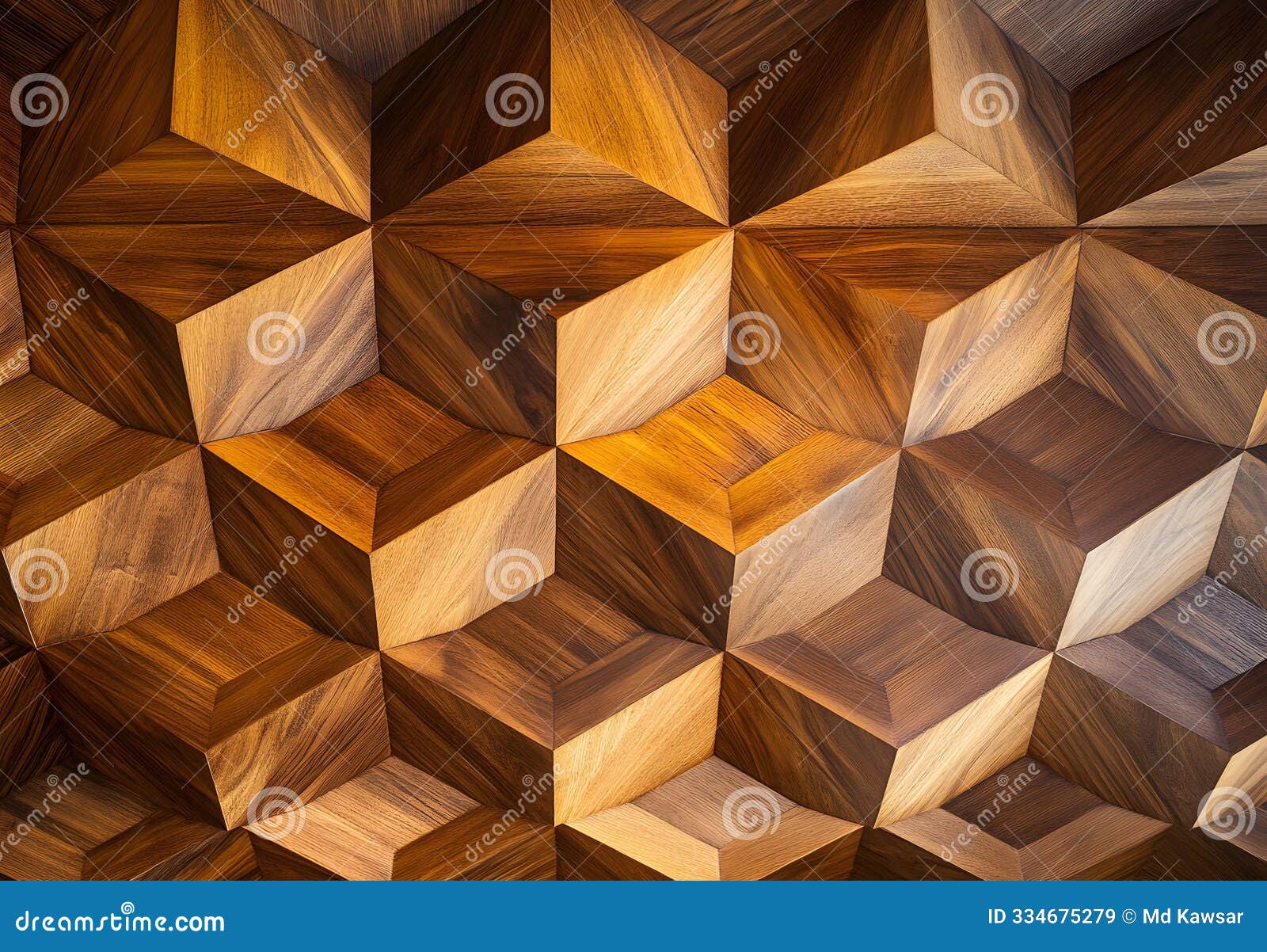 Geometric Wood Pattern Ceiling Design Stock Illustration - Illustration ...