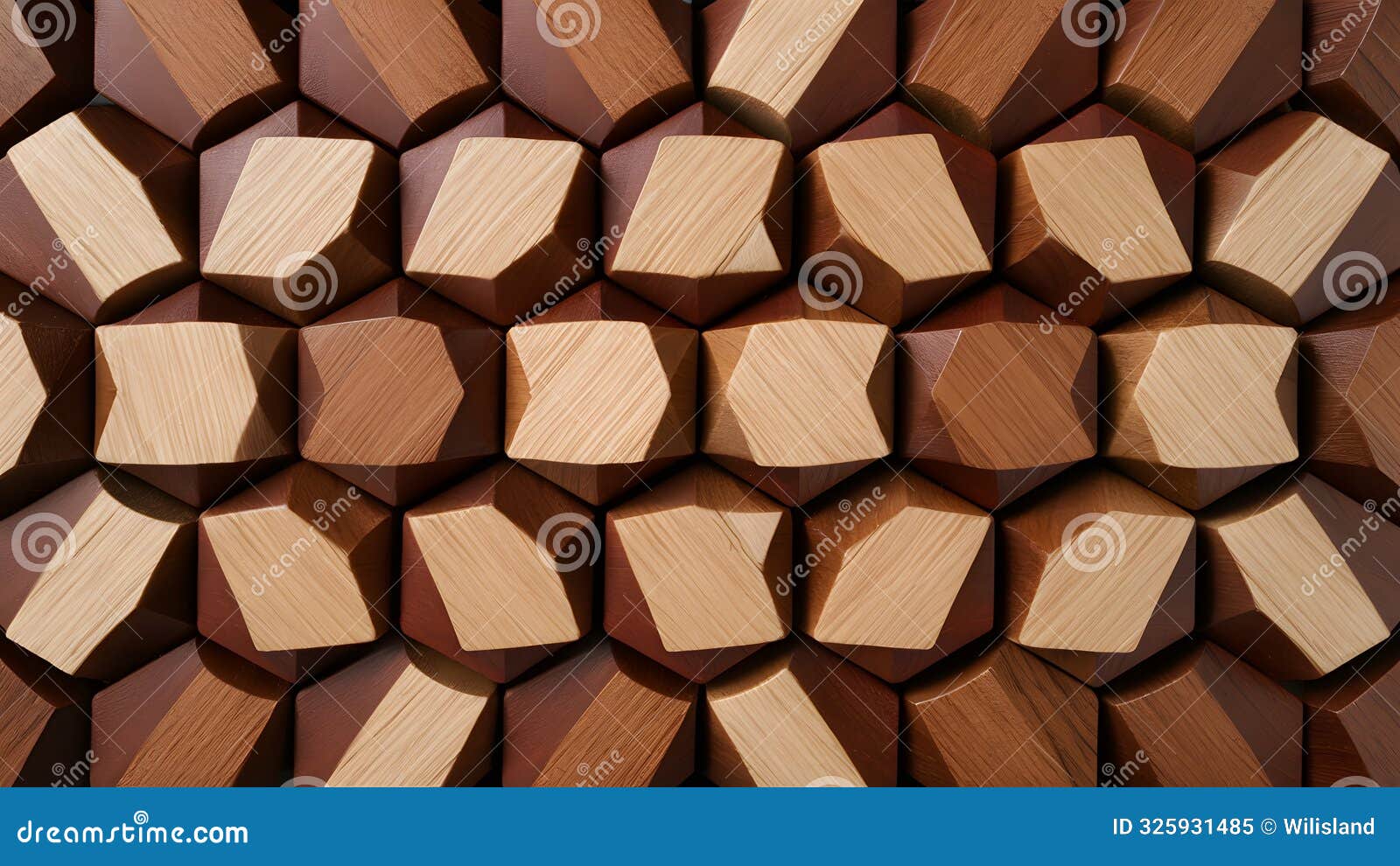 Geometric Wooden Shingle Repeating Pattern Stock Image | CartoonDealer ...