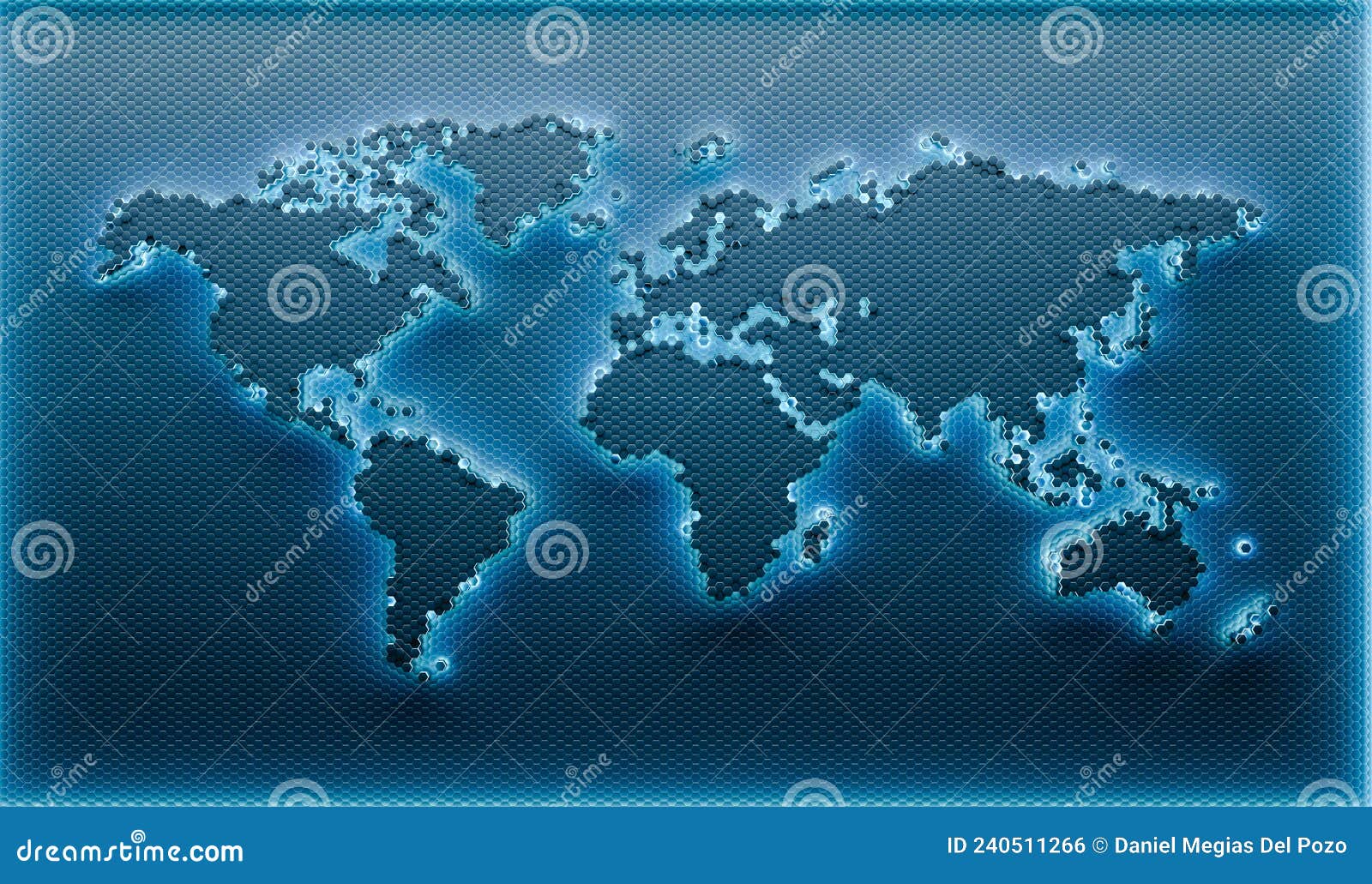 Geometric World Map In Colors Cartoon Vector | CartoonDealer.com #58025943