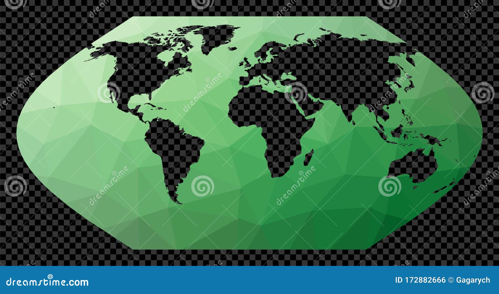 Geometric world map. stock vector. Illustration of graphic - 172882666