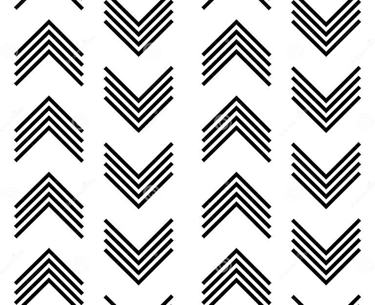 Geometric Zig Zag Pattern, Herringbone, Vector Stock Illustration - Illustration of abstract ...