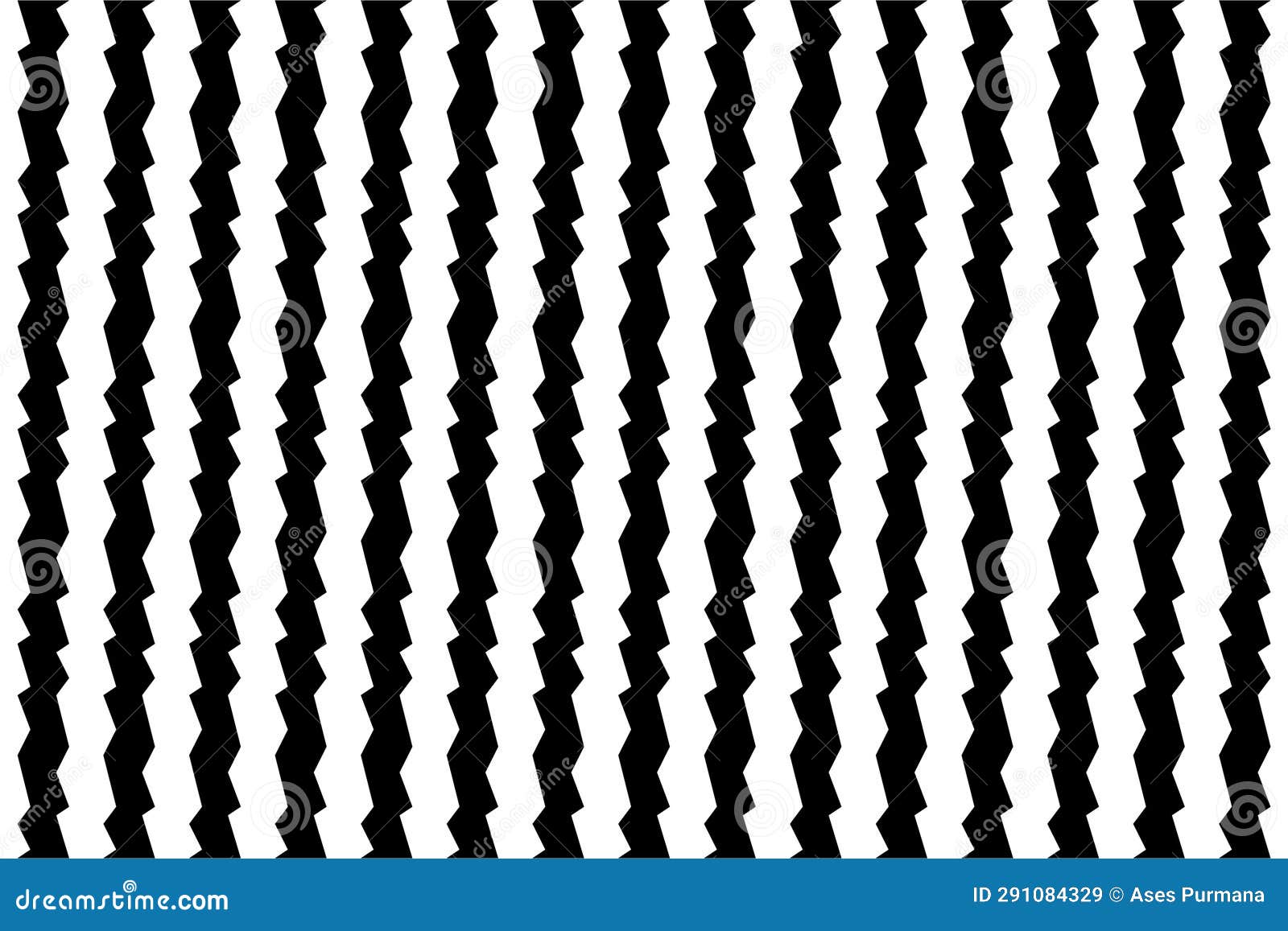Geometric of Zigsaw Stripe of Vertical Pattern. Set 1 Stock ...