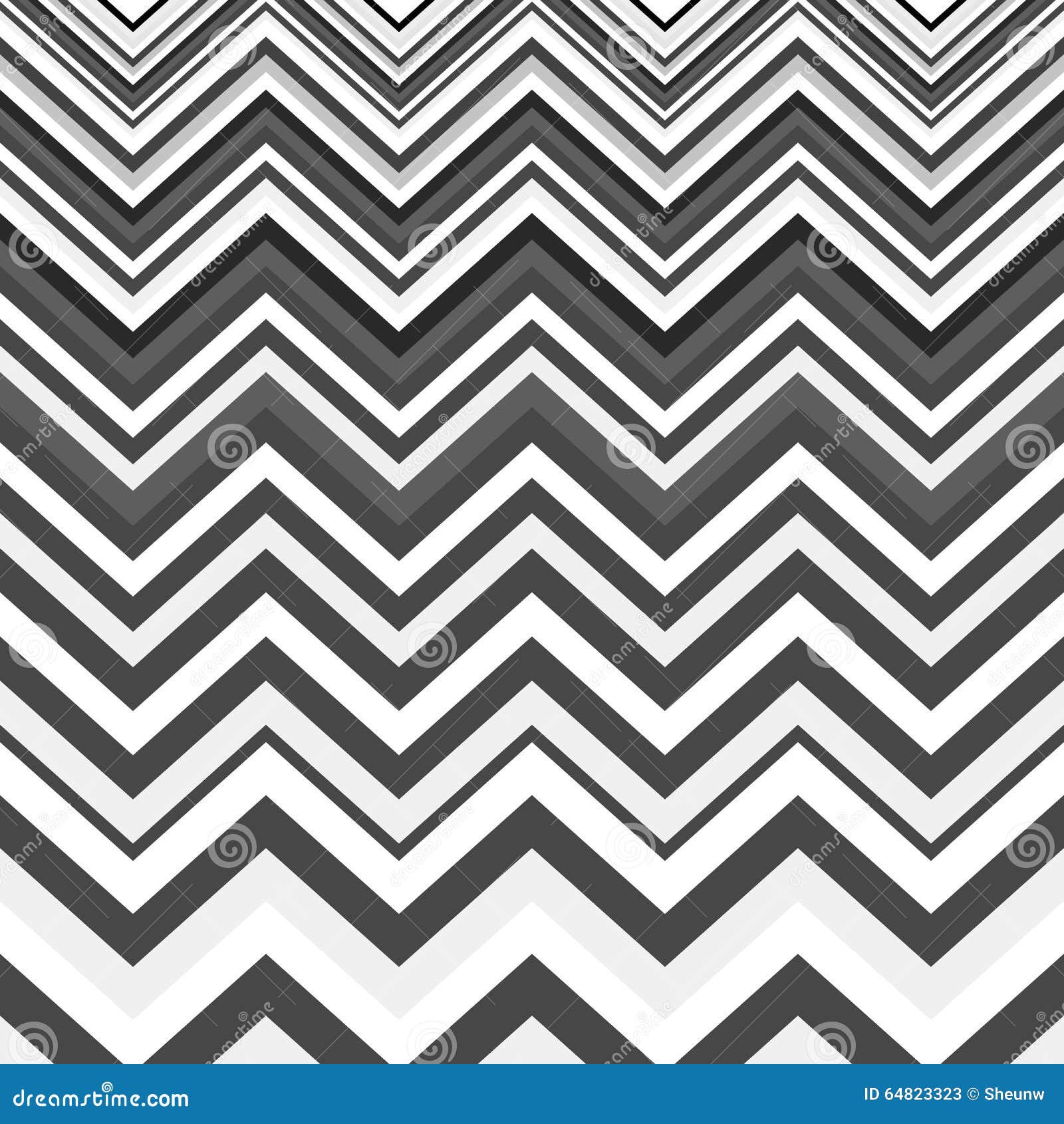 Geometric Zigzag Pattern - Seamless. Stock Vector - Illustration of ...