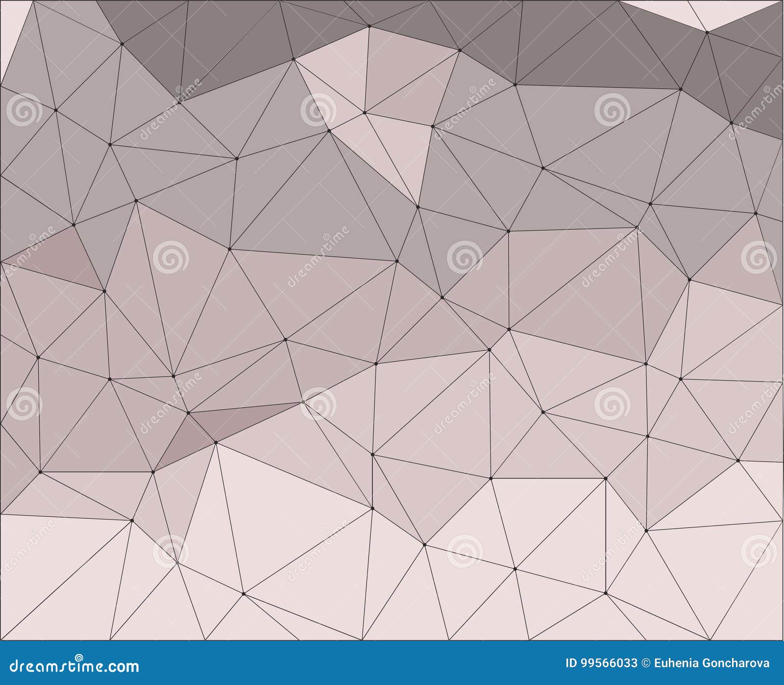 Geometrical Abstract Background, Triangular Grid, Pale Lilac Triangles ...