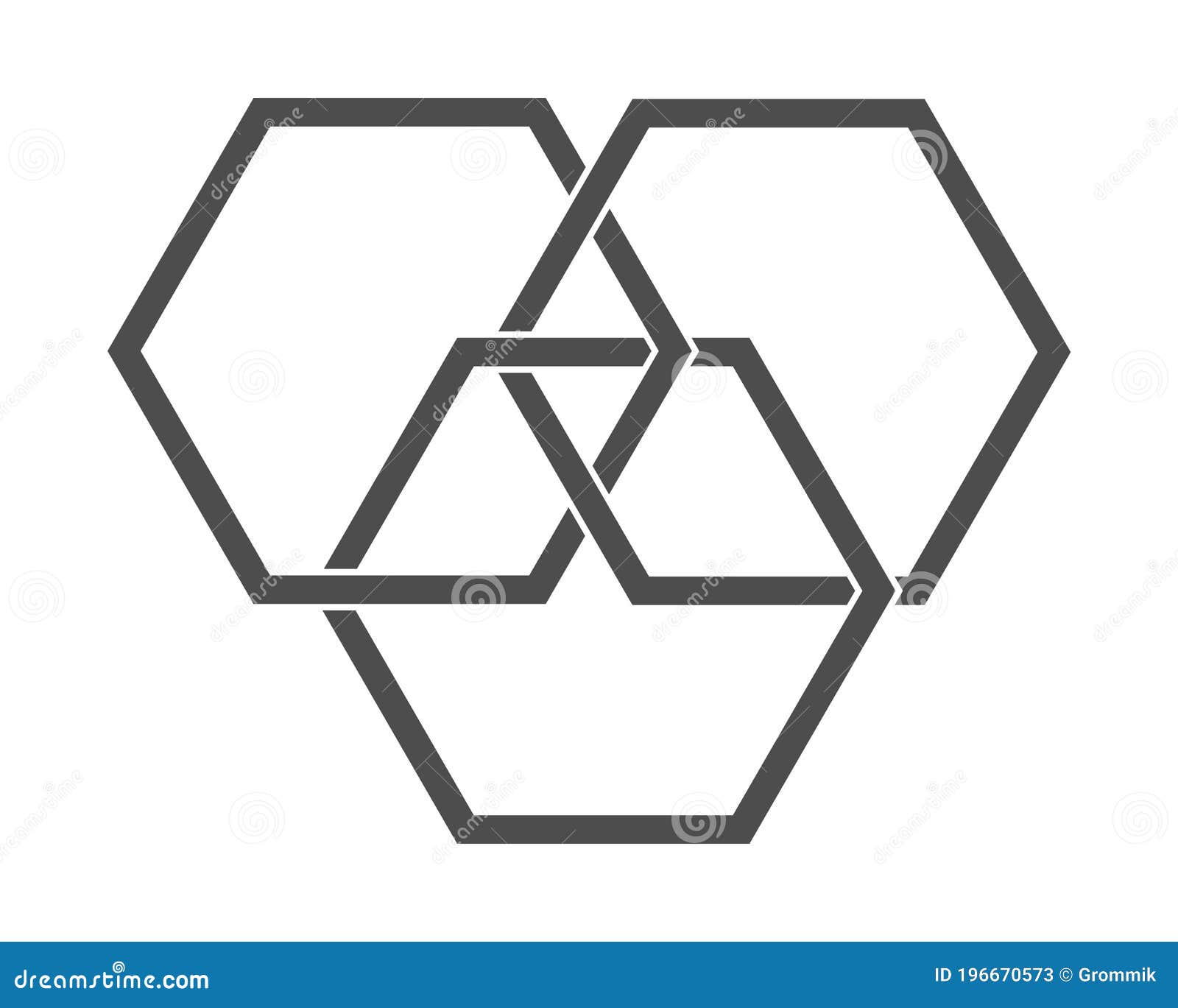 Three Box Hexagon 3D Logo (2800 X 2100 Px Stock Photo | CartoonDealer ...