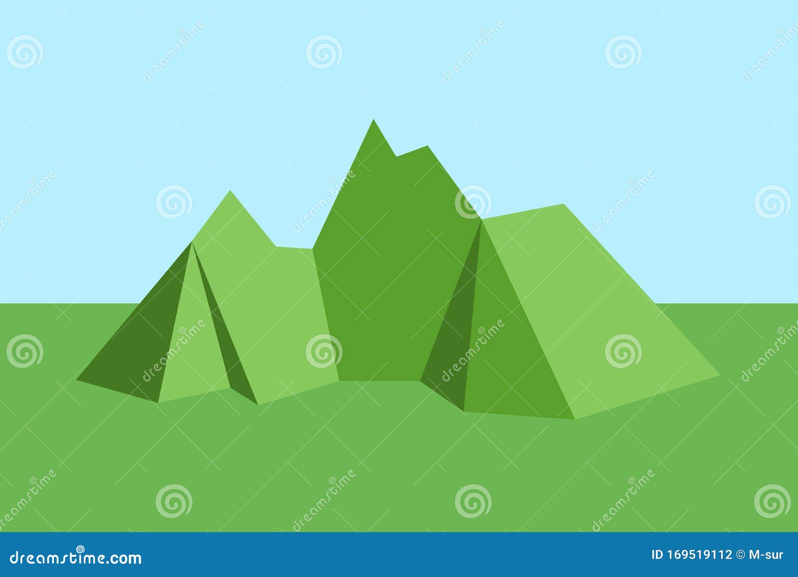 Geometrical, Angular Tringular and Rectangular Graphics on Mountain and ...