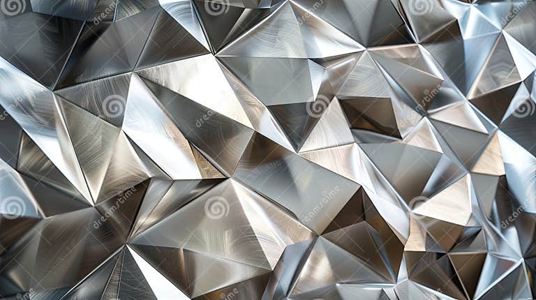 A Geometrical Background Characterized by a Lustrous Metal Surface ...