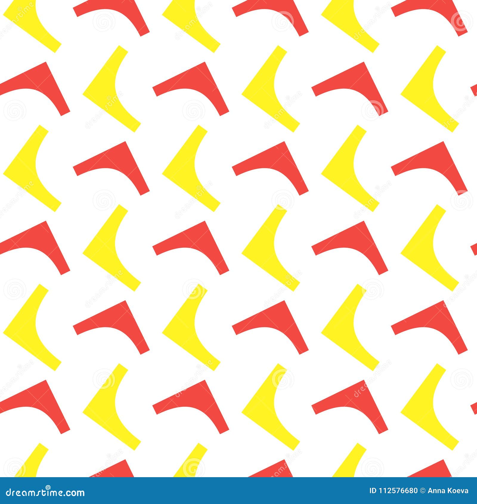 Geometrical Figures Seamless Pattern. Abstract Vector Art Stock Vector ...