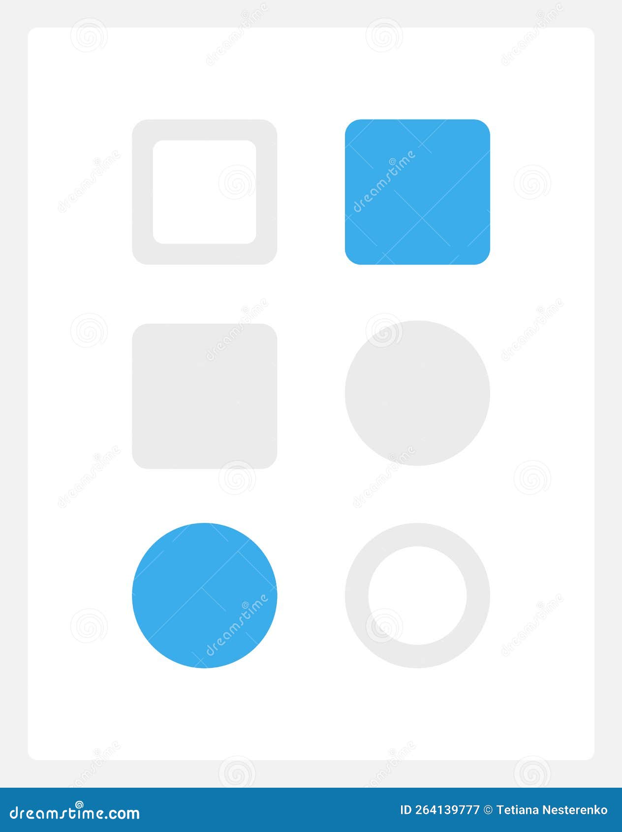 Geometrical Frame UI Element Template Stock Vector - Illustration of ...