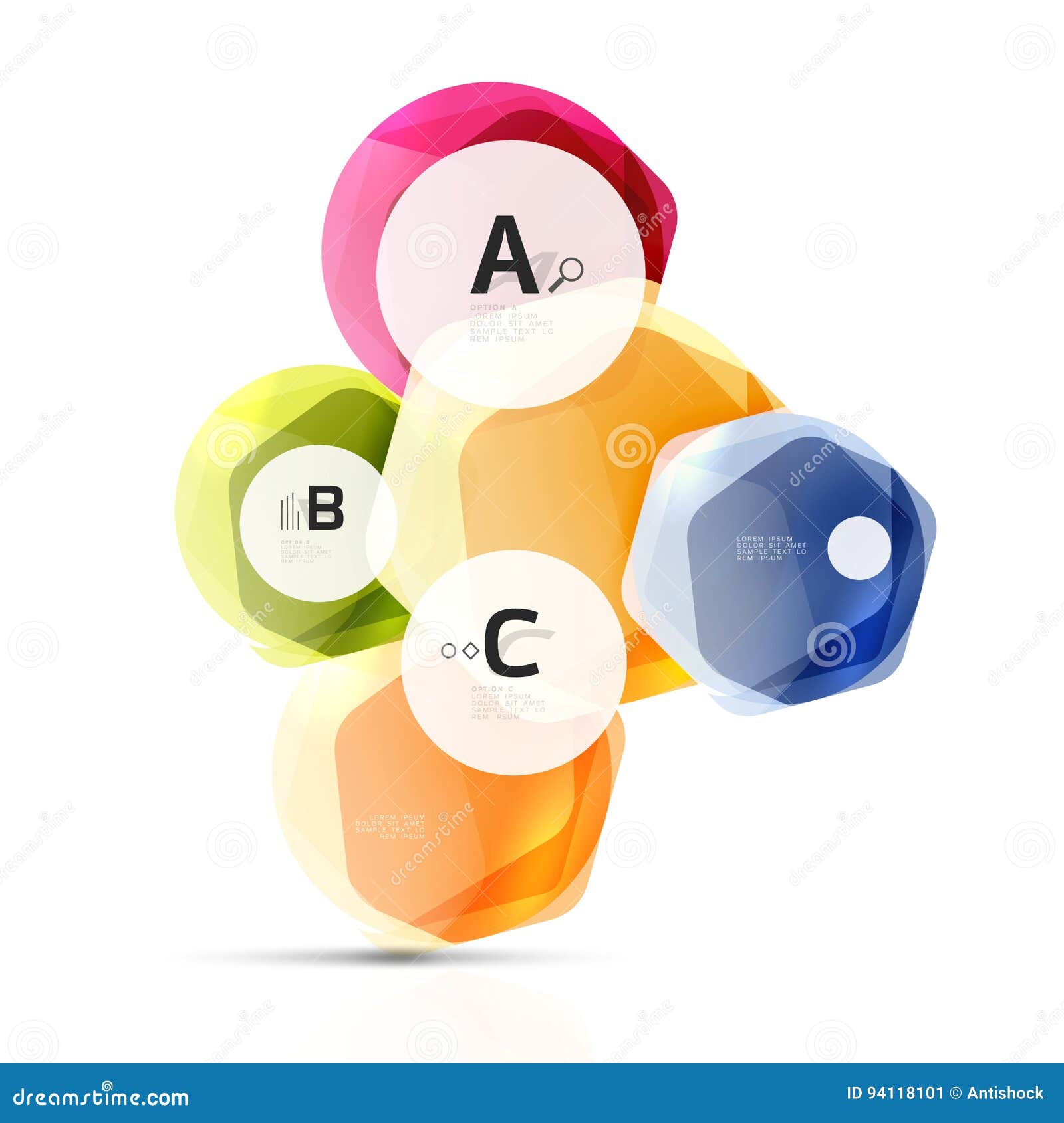 Geometrical Hexagon Aqua Elements Stock Vector - Illustration of aqua ...
