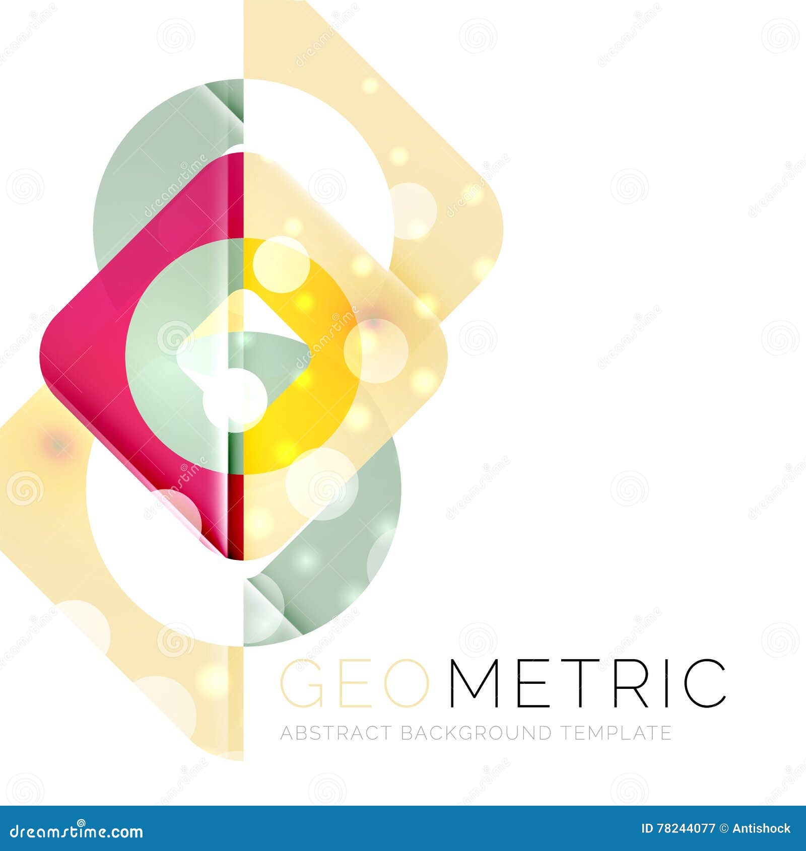 Geometrical Minimal Abstract Background with Light Effects Stock Vector ...