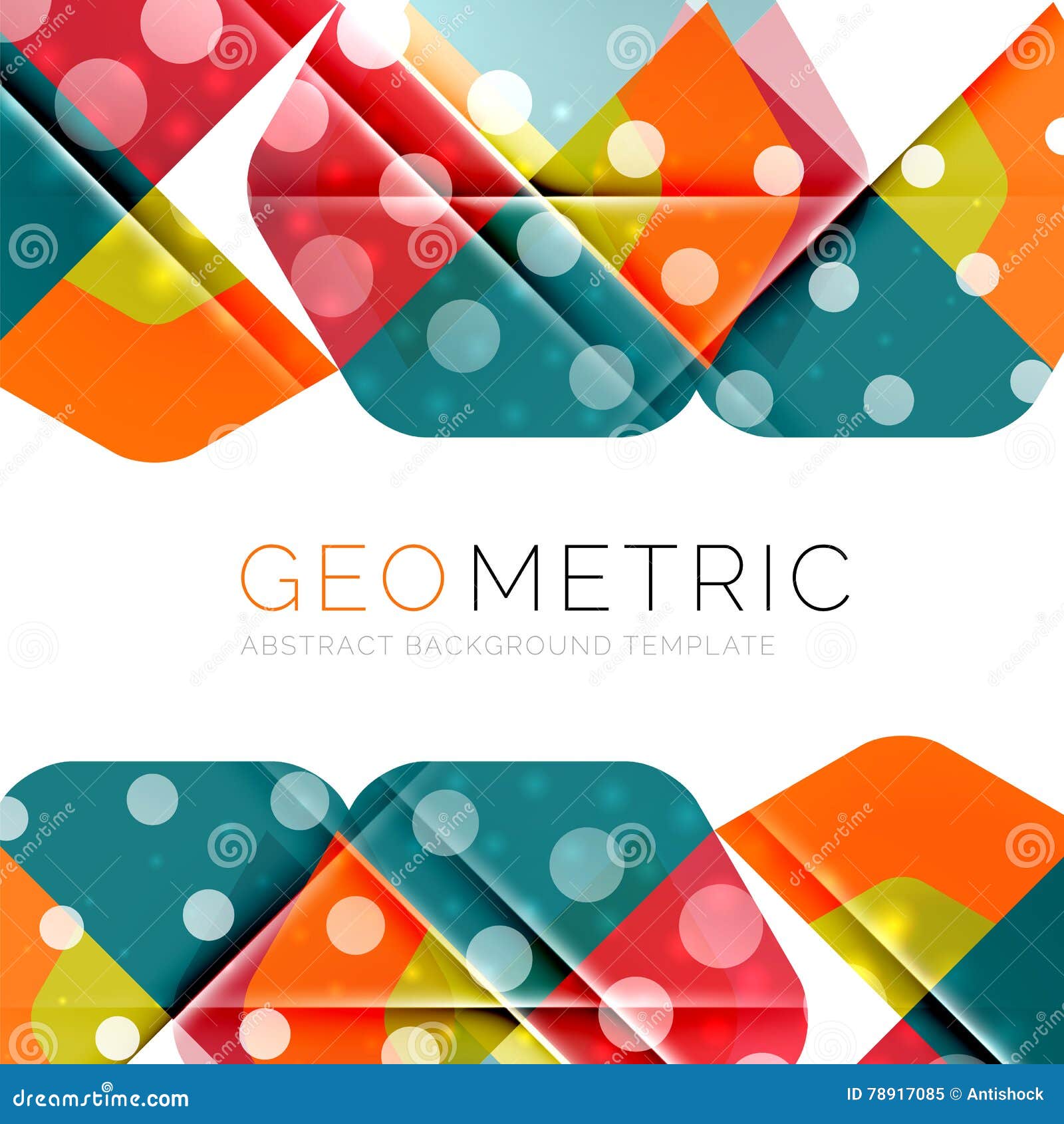 Geometrical Minimal Abstract Background with Light Effects Stock Vector ...