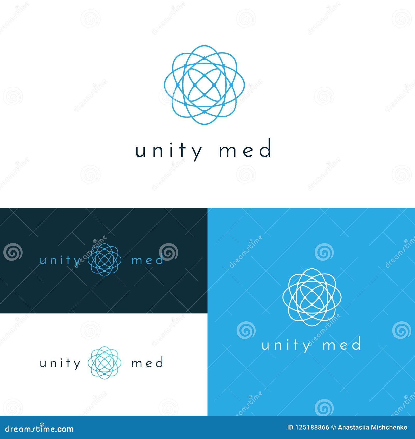 Network logos set 3 stock vector. Illustration of network - 125188866