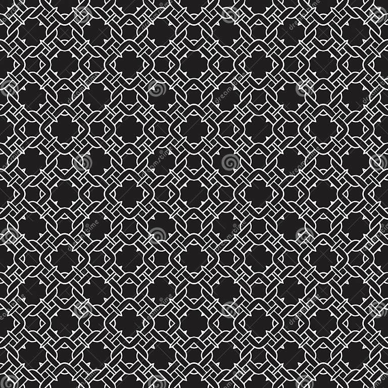 Geometrical Pattern Black N White Pattern. Wired Fence Repeated Pattern ...
