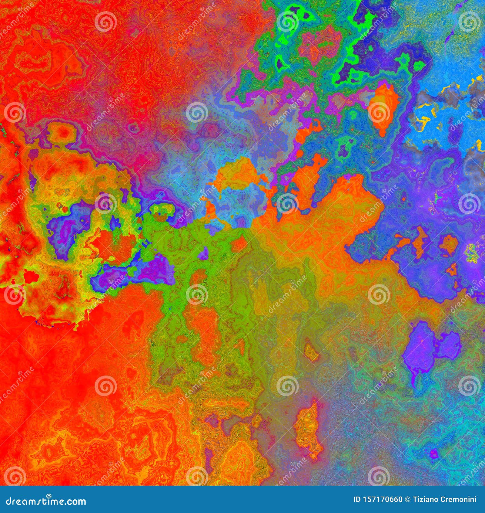 Geometrical Pattern, Multi Colored Abstract Background, Digital ...