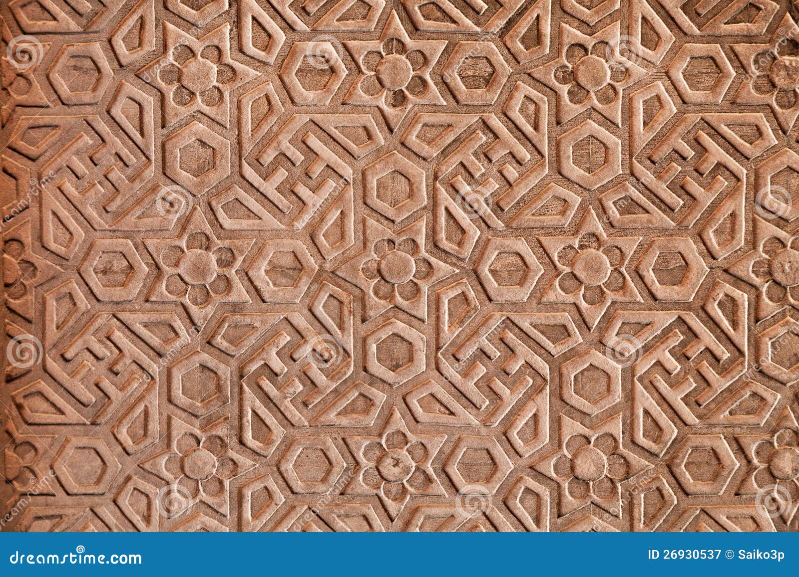 Geometrical Pattern on Red Fort Stock Image - Image of architecture ...