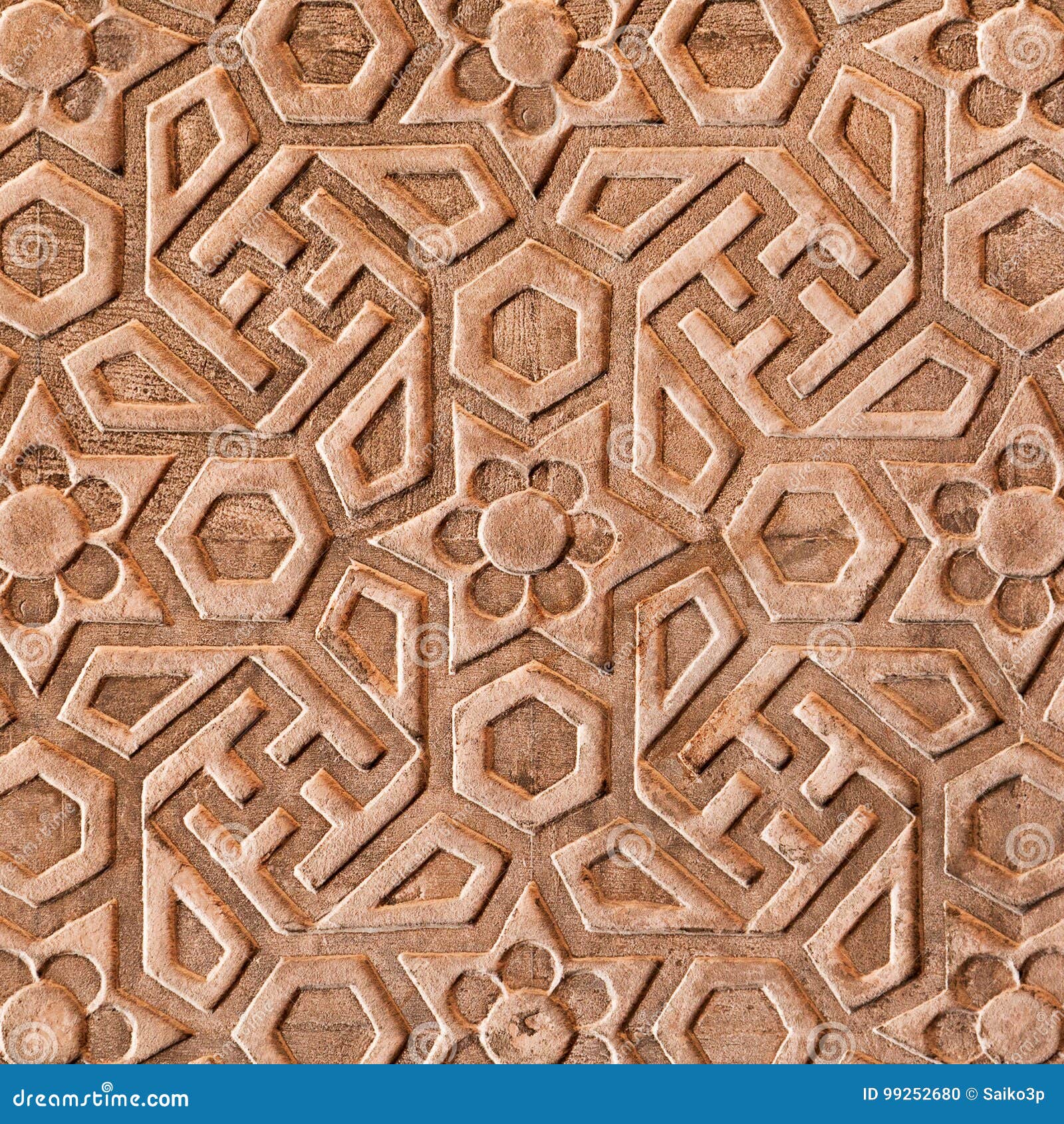 Geometrical Pattern on Red Fort Stock Photo - Image of inlay, asia ...