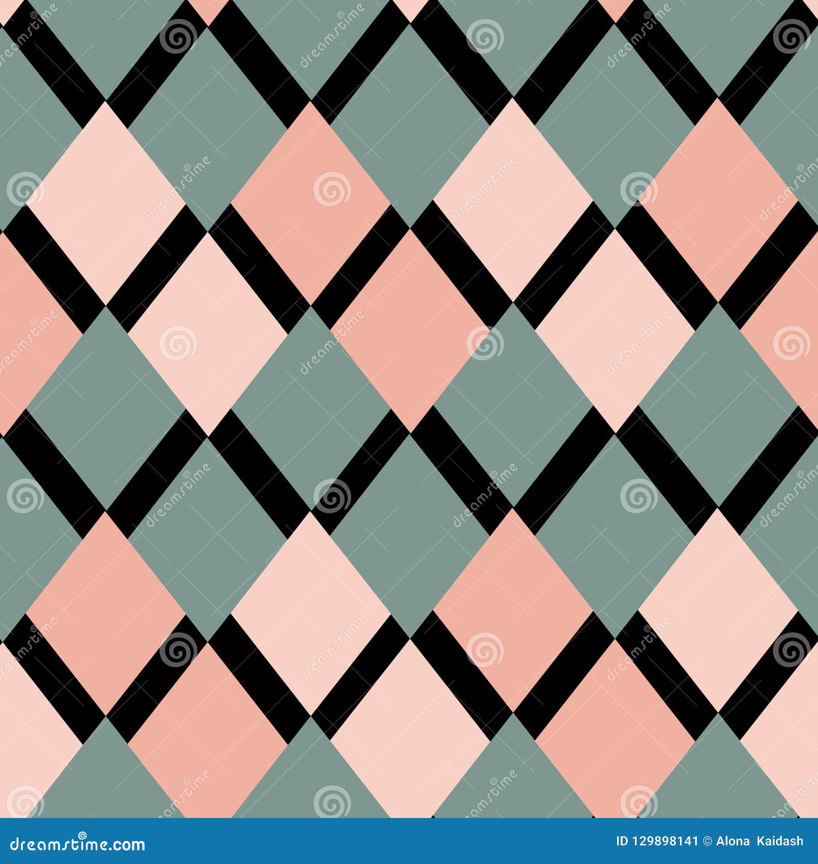 Geometrical Pattern of Rhombuses Stock Vector - Illustration of ...