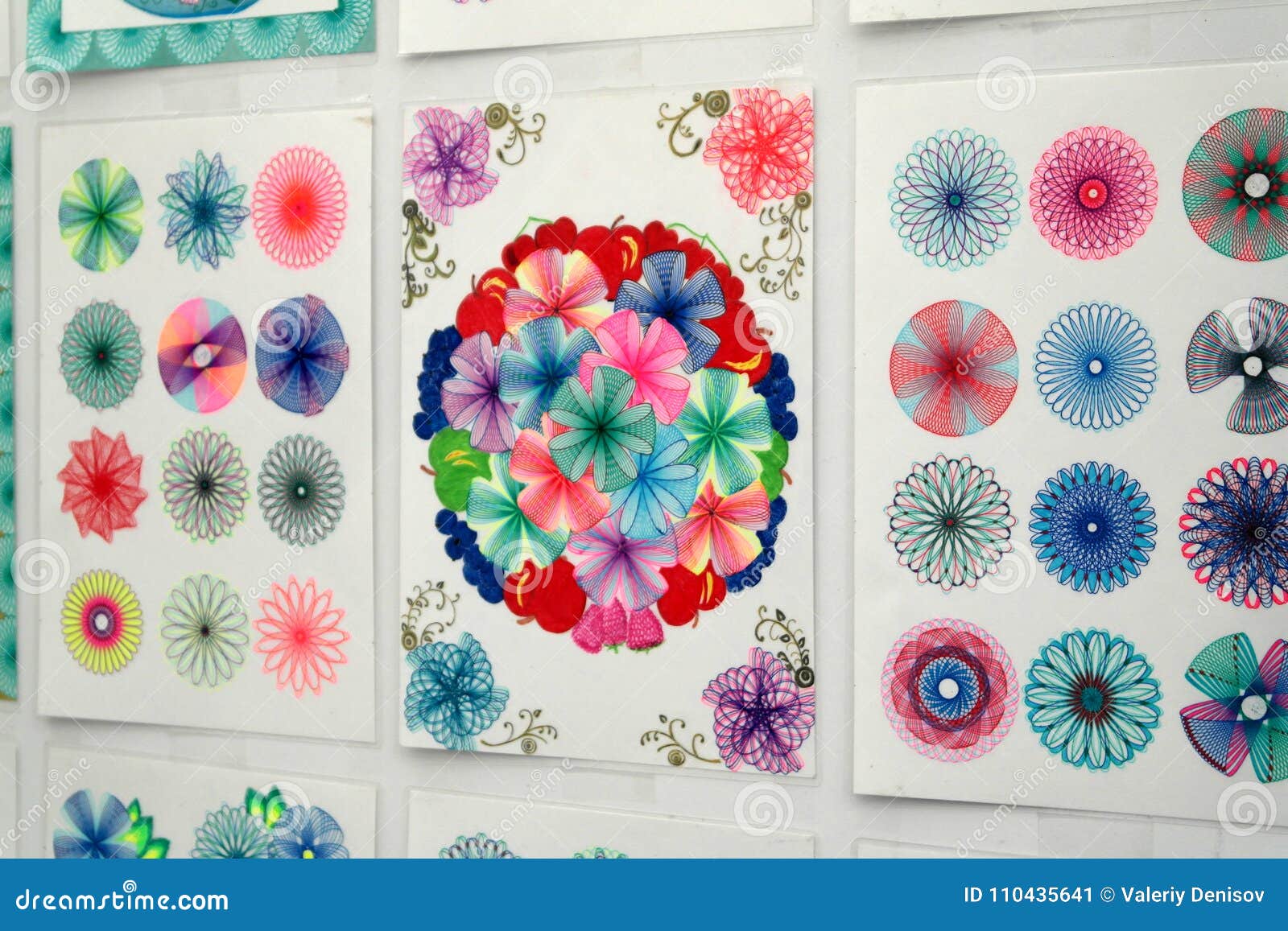Geometrical Patterns and Flowers Editorial Photo - Image of flower ...