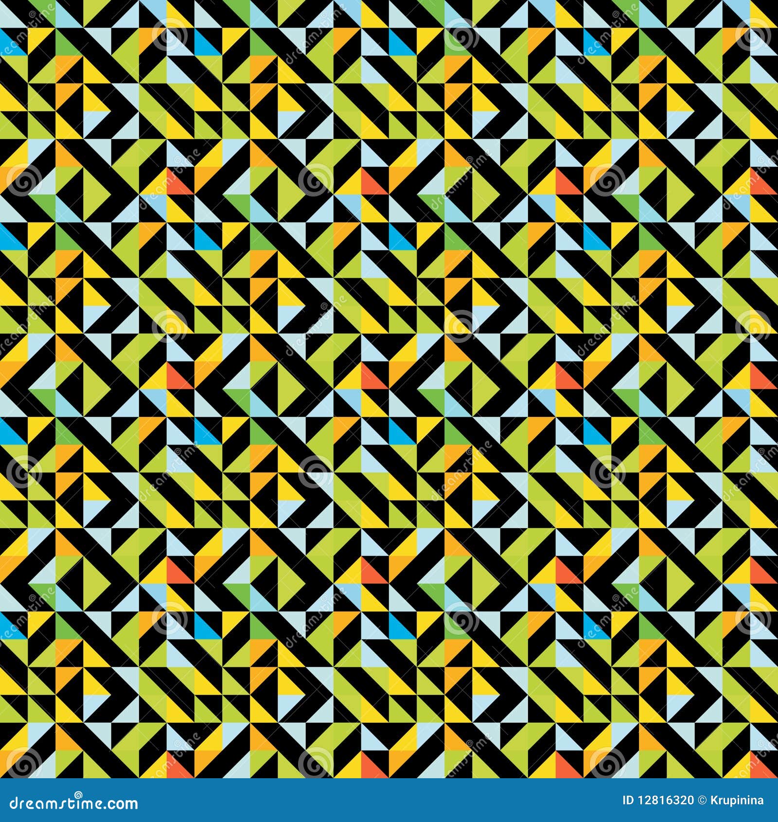 Geometrical Seamless Pattern Stock Illustration - Illustration of ...
