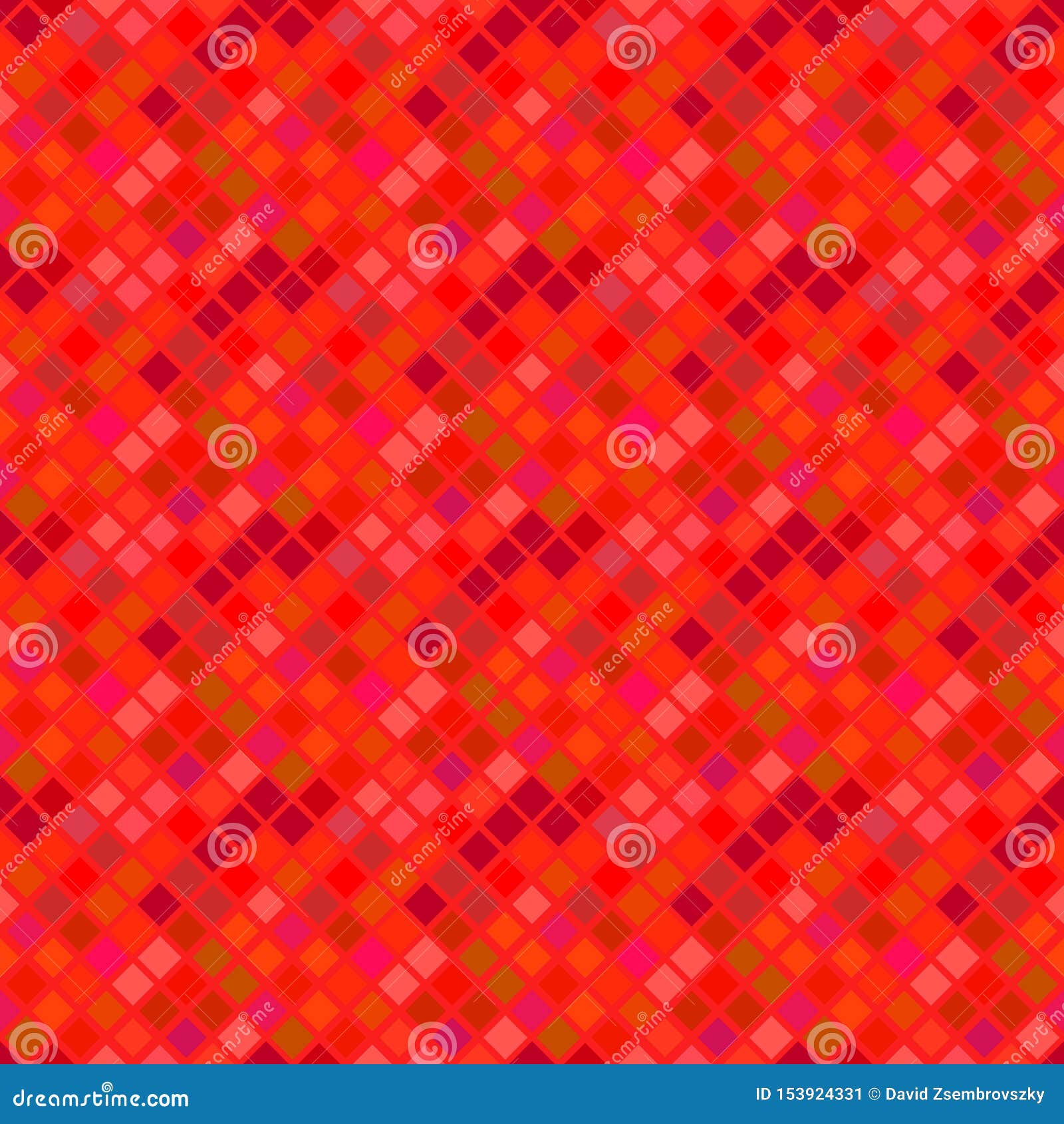 Geometrical Seamless Red Abstract Square Pattern Background Stock ...