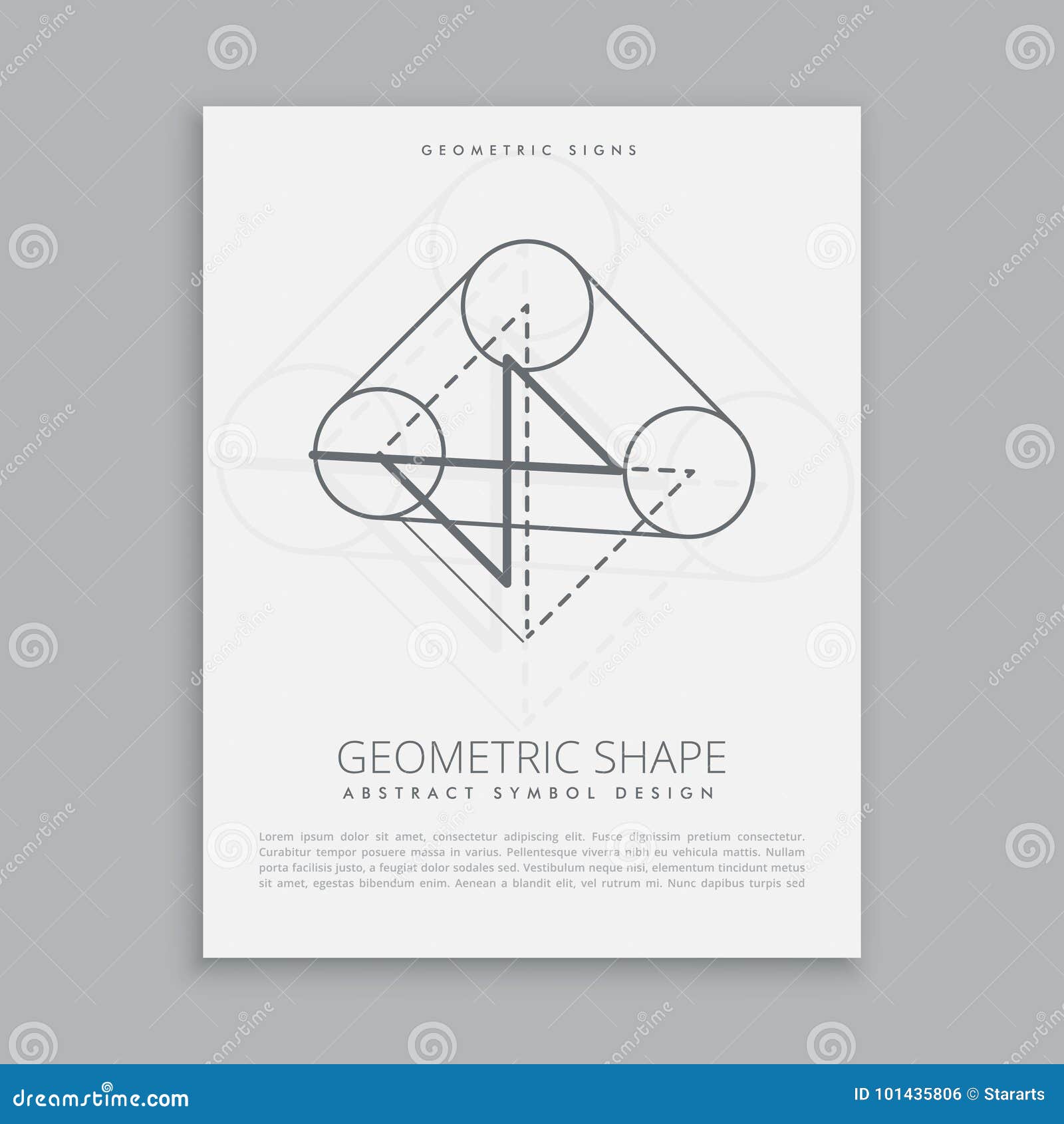 Geometrical shape symbol stock vector. Illustration of element - 101435806