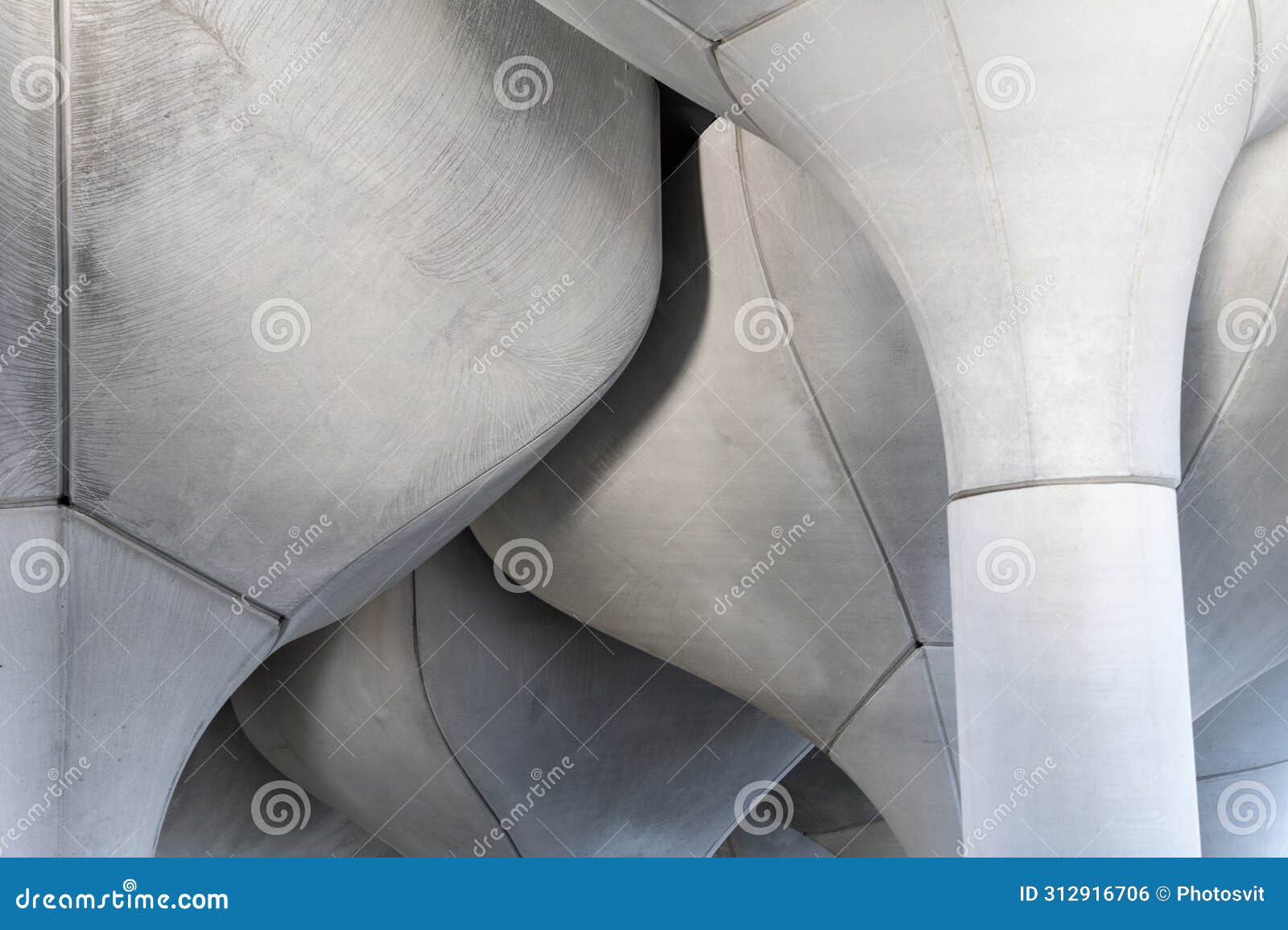 Geometrical Structural Building. Geometric Architecture in Modern City ...