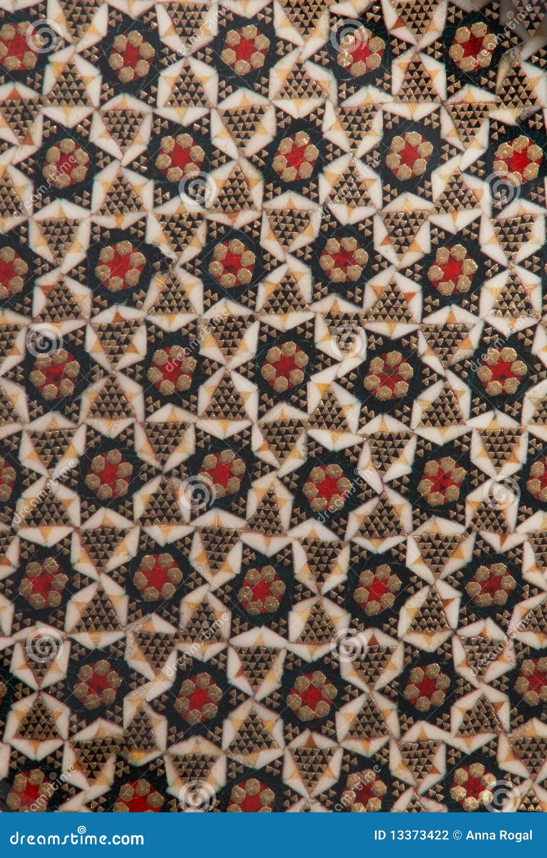 Geometrical Structure of Khatam. Stock Photo - Image of mosaic ...