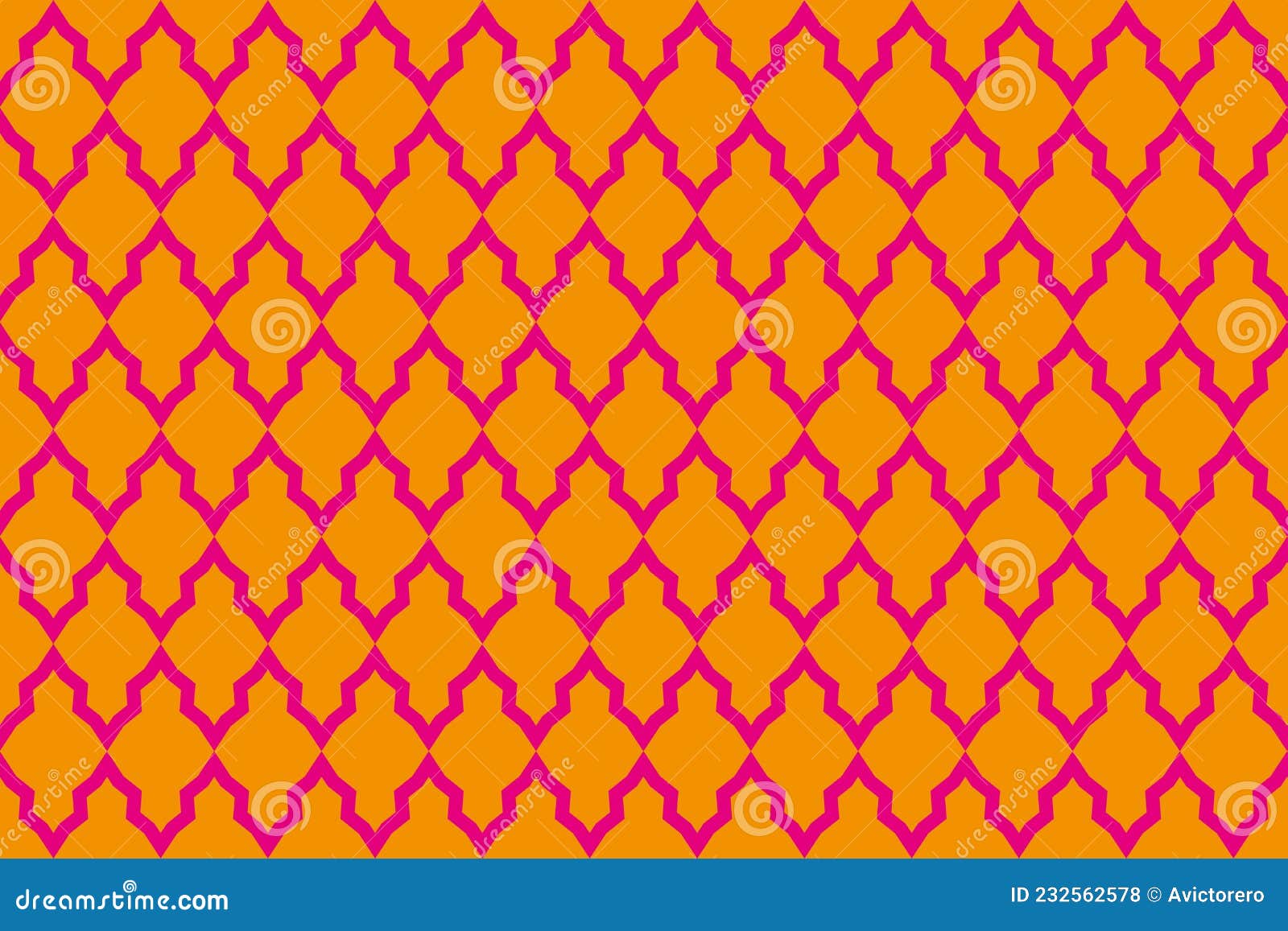 Geometrical Tile Seamless Pattern Background in Islamic Style Stock ...