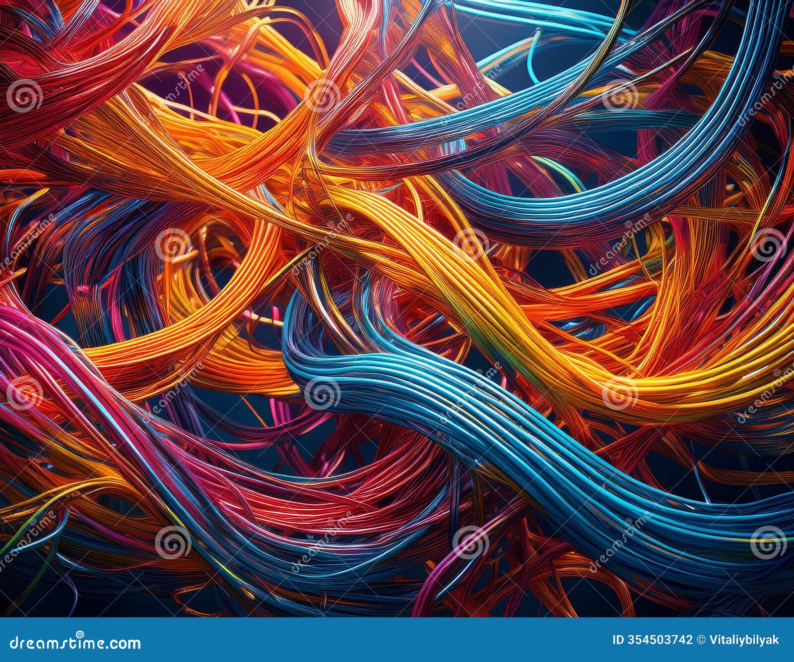 A Geometrically Challenging and Visually Engaging Background of Tangled ...