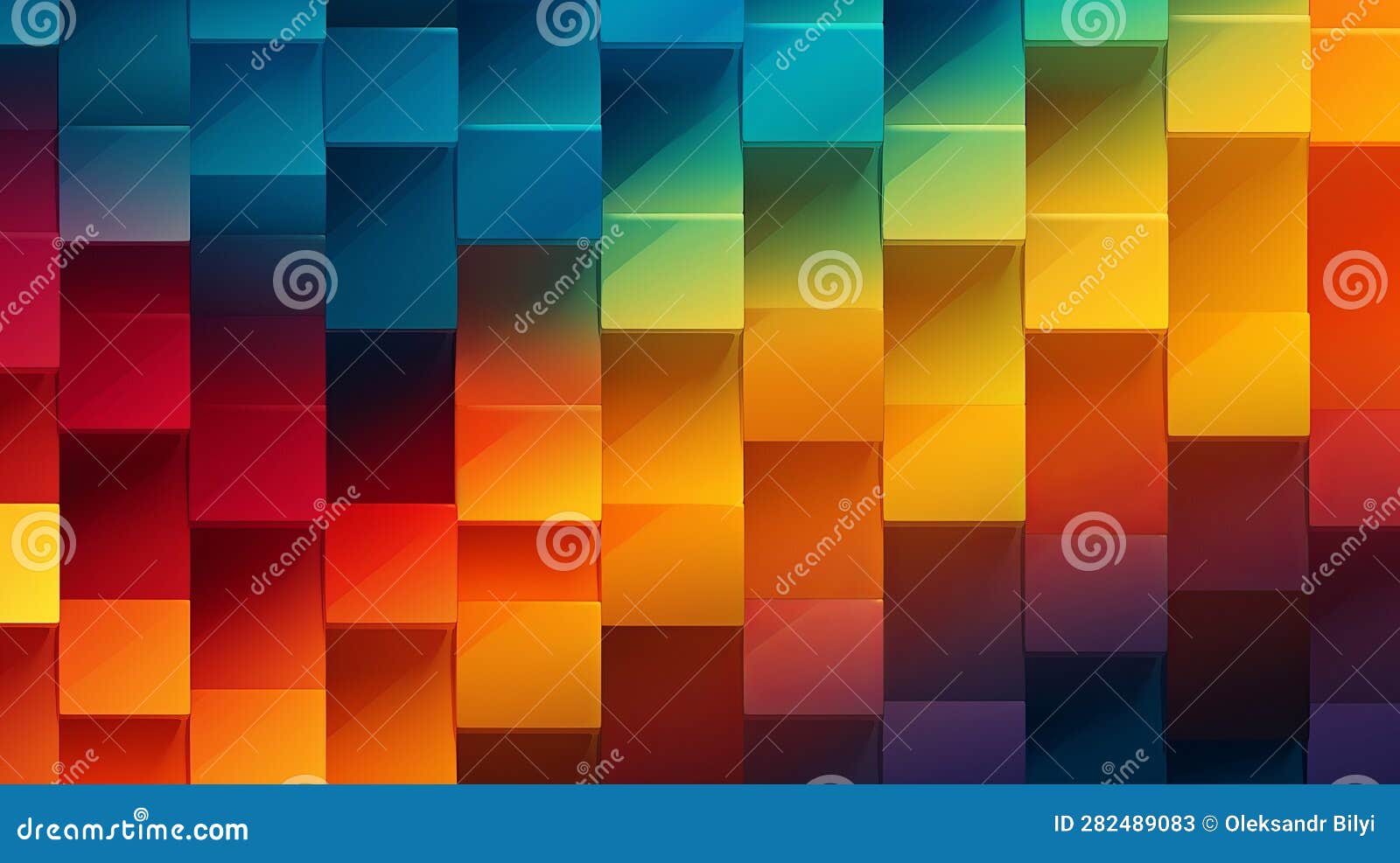 Geometrically Correct Futuristic Light Background Stock Illustration ...
