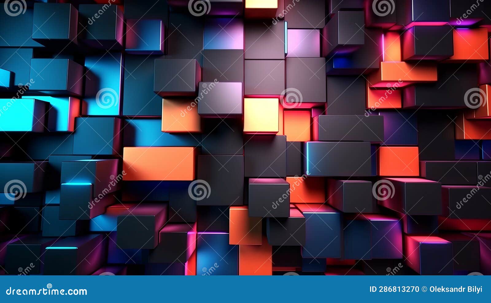 Geometrically Correct Futuristic Light Background Stock Illustration ...