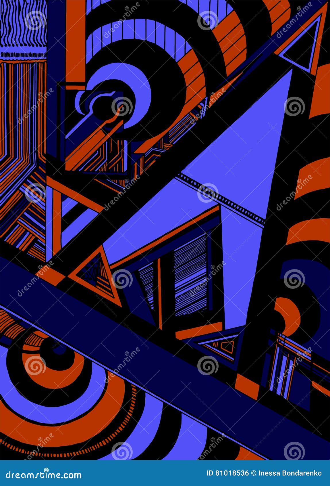Geometrically-dynamic2 stock abbildung. Illustration von abbildung ...