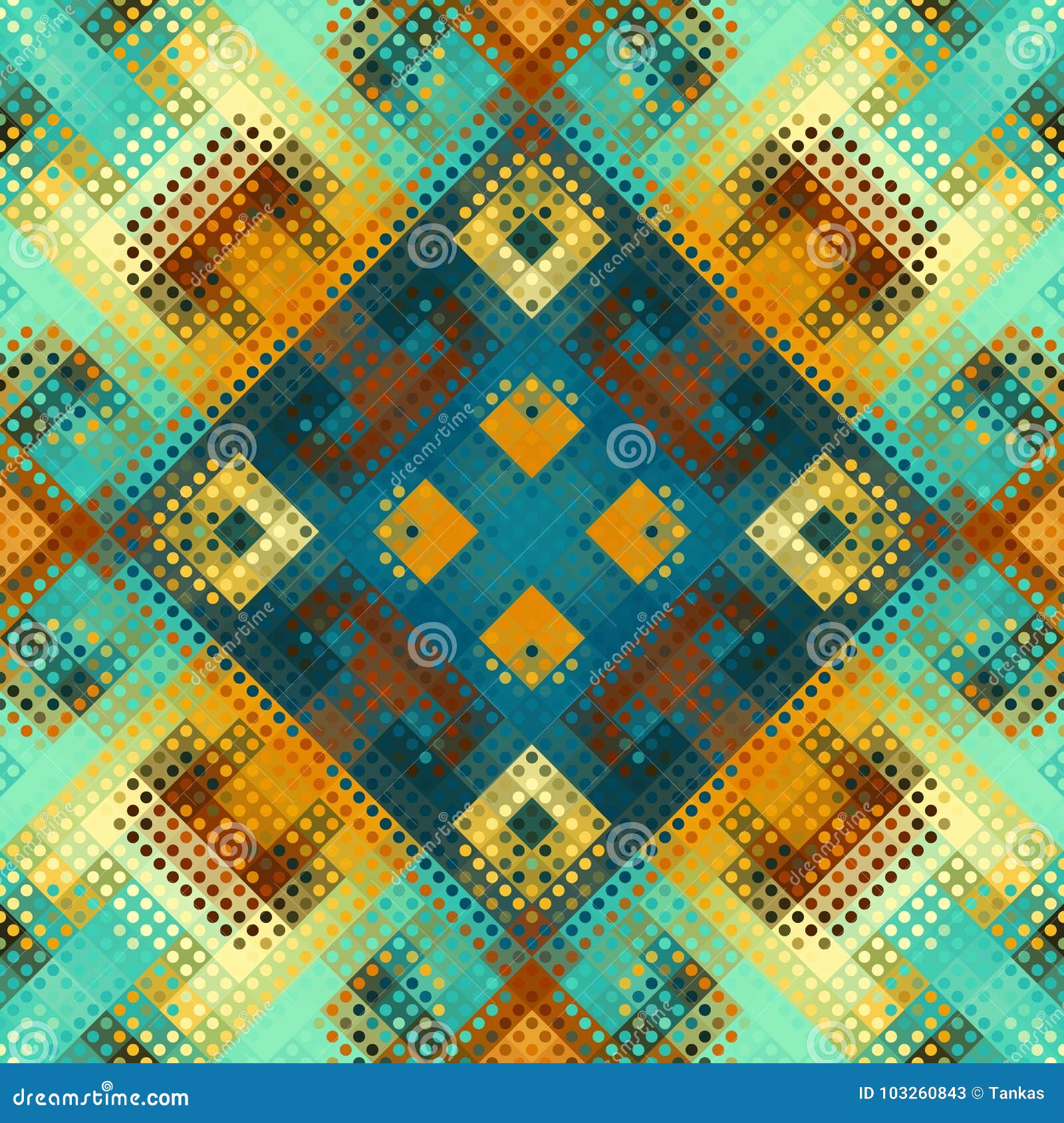 Geometrisch Abstract Patroon Vector Illustratie - Illustration of ...