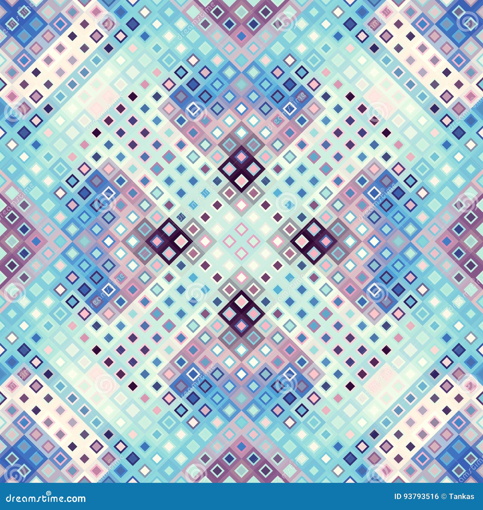 Geometrisch Abstract Patroon Vector Illustratie - Illustration of roze ...