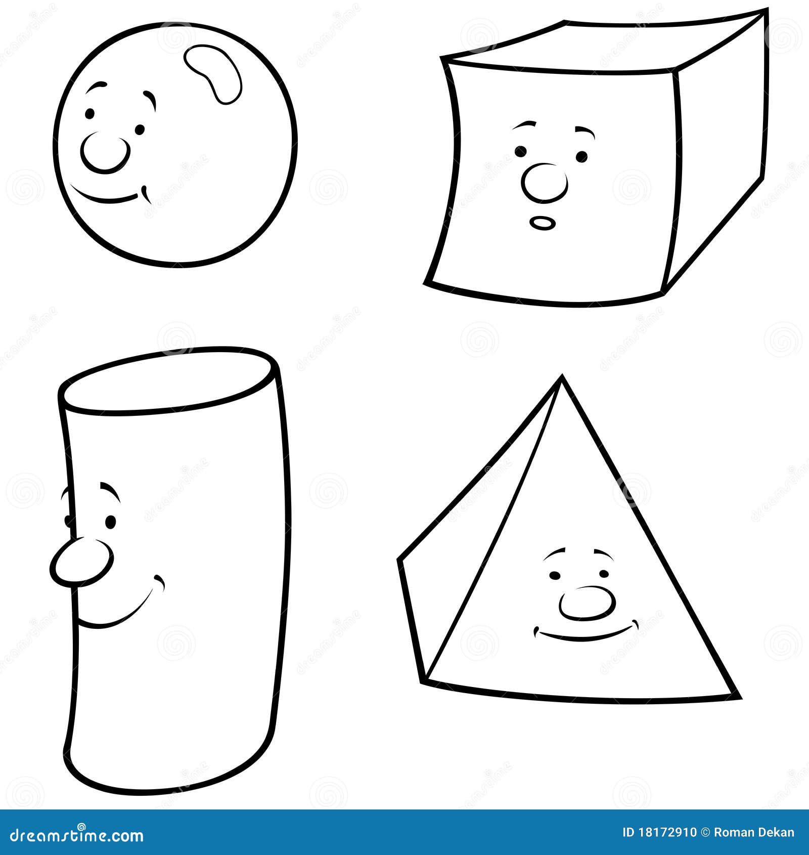 Geometrische Vormen vector illustratie. Illustration of vorm - 18172910
