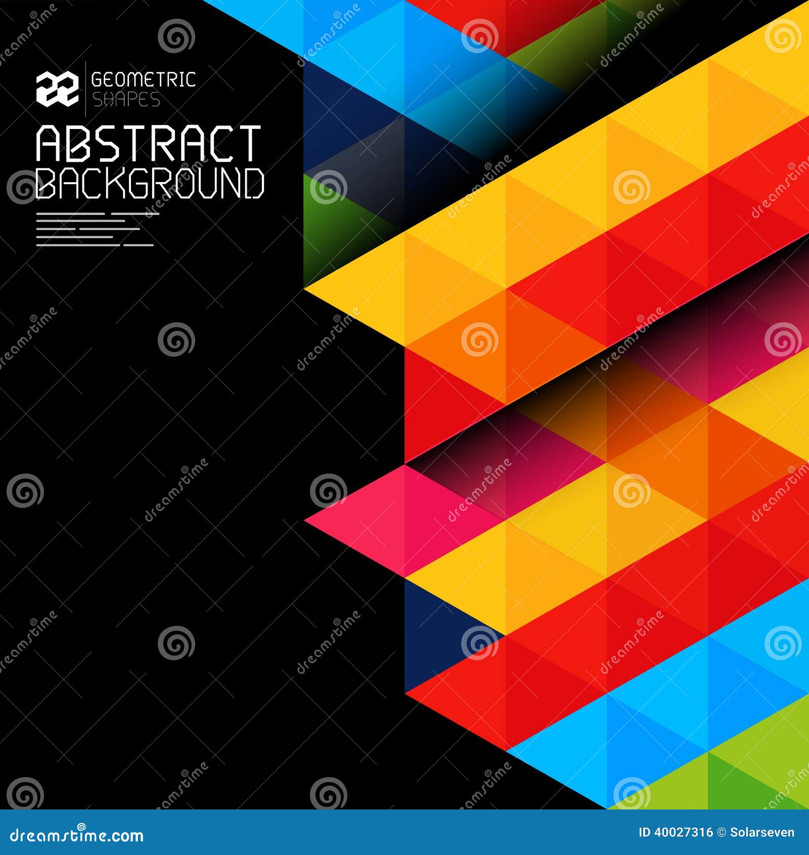 Geometrischer Muster-Vektor-Hintergrund Vektor Abbildung - Illustration ...