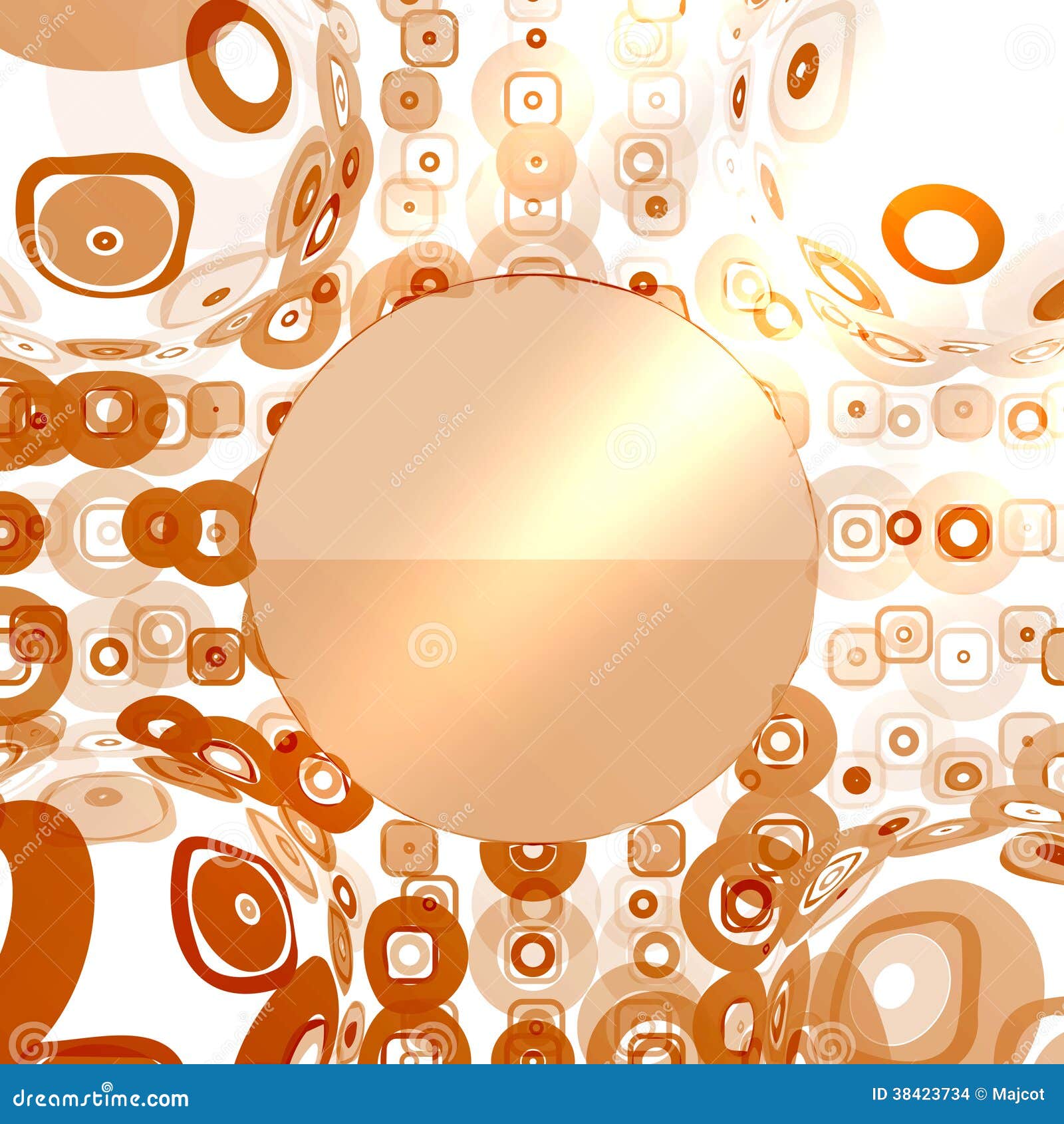 Geometrisk Formillustration Vektor Illustrationer - Illustration av ...