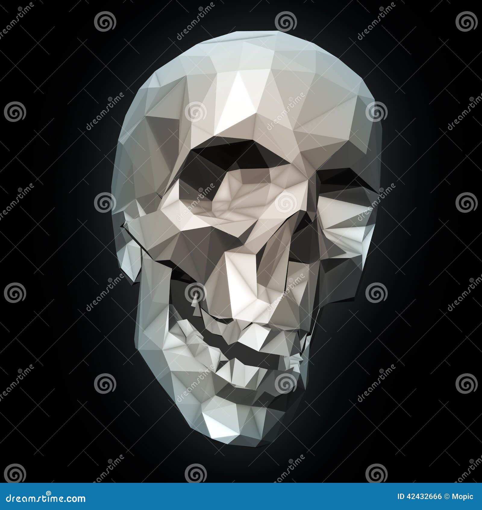 Geometrisk skalle stock illustrationer. Illustration av dött - 42432666