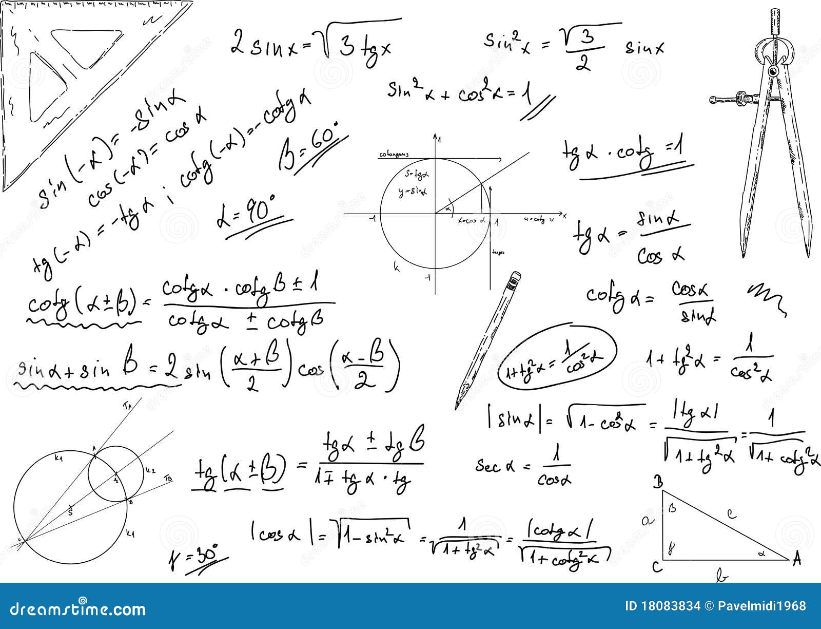 Geometry stock vector. Illustration of clip, mathematics - 18083834