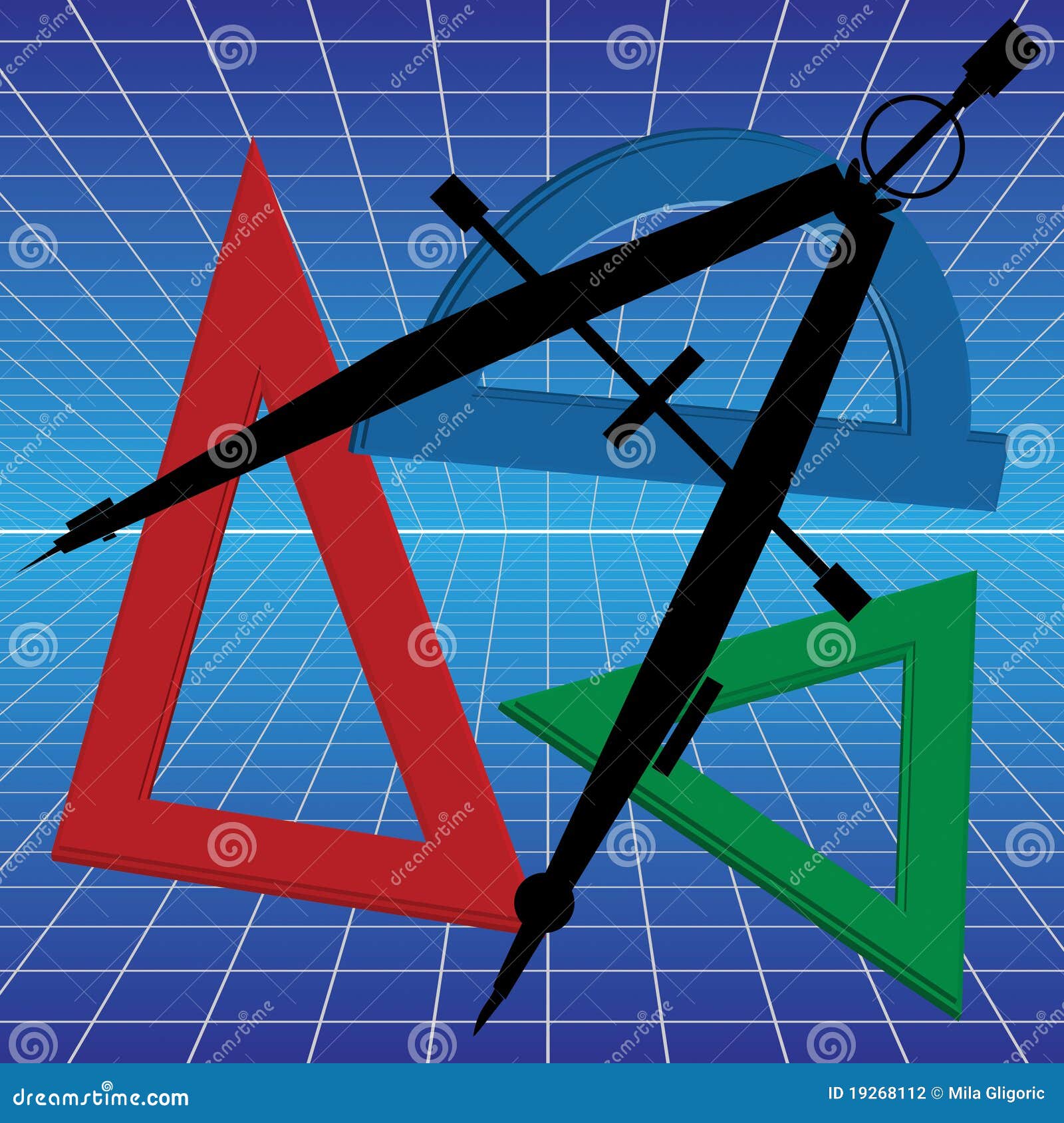 Geometry stock vector. Illustration of measured, mathematics - 19268112