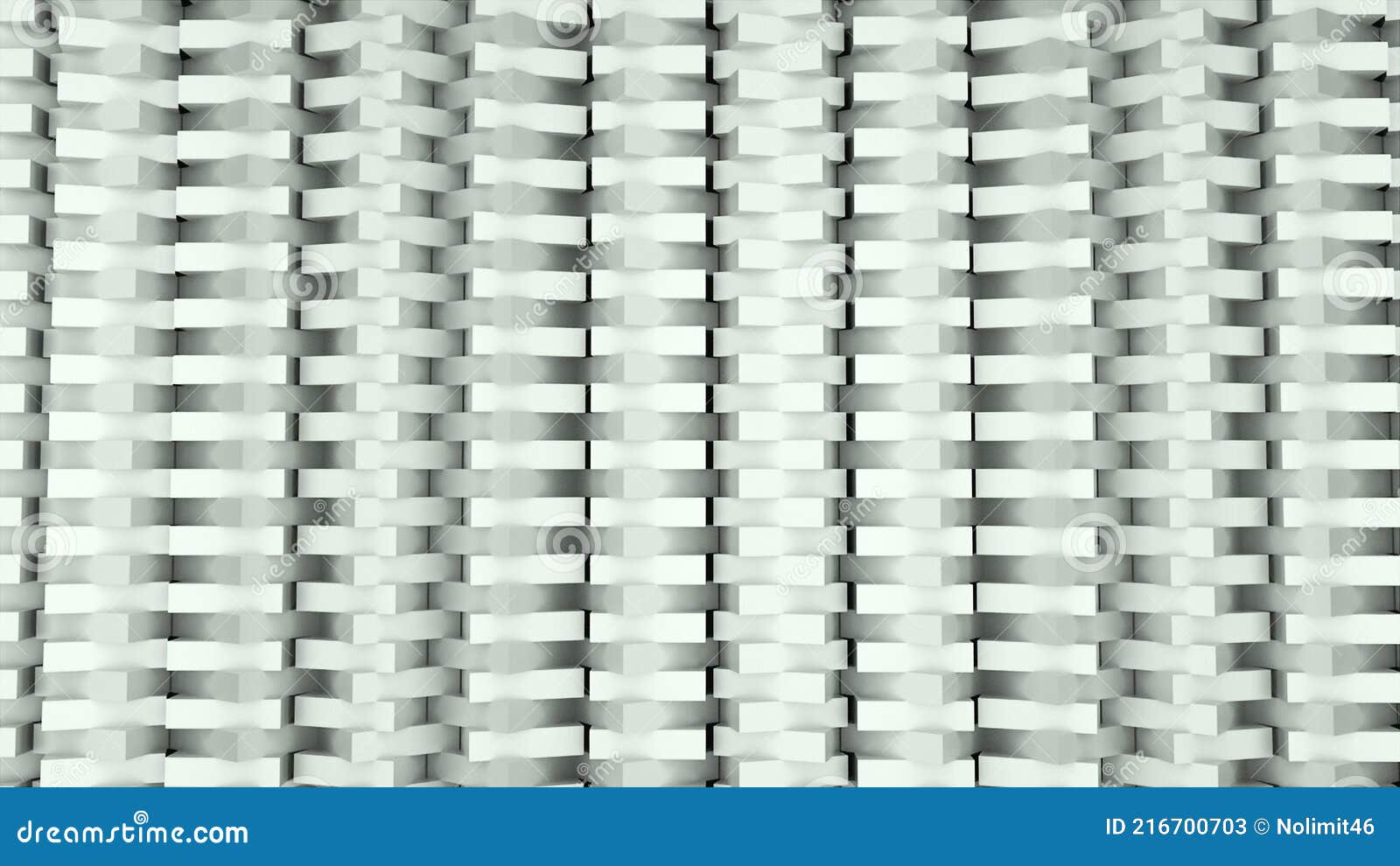 Geometry Abstraction - Rows of Rectangles Objects - Many Geometrical ...