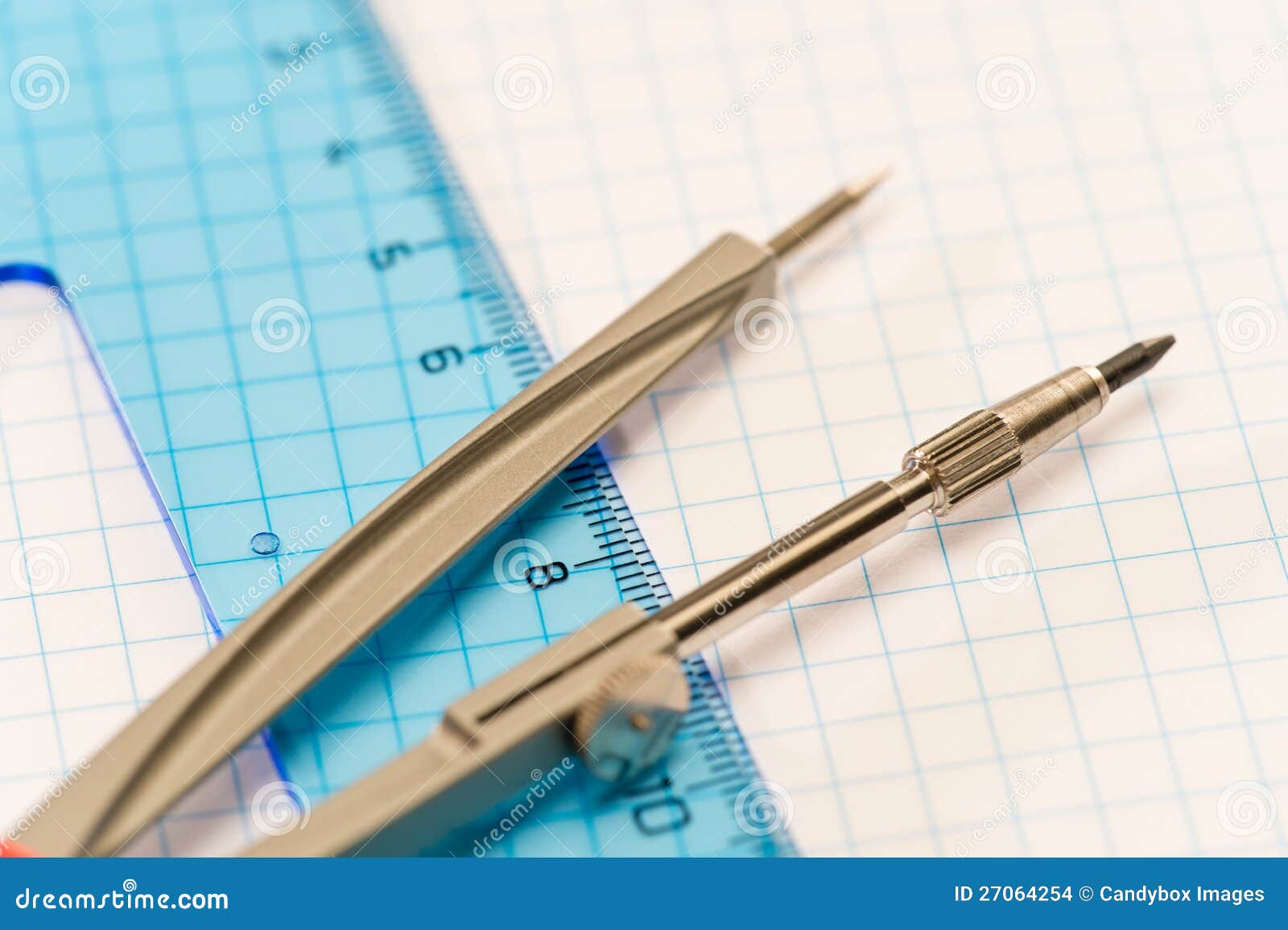 Geometry Accessories for Elementary Classes Stock Photo - Image of ...