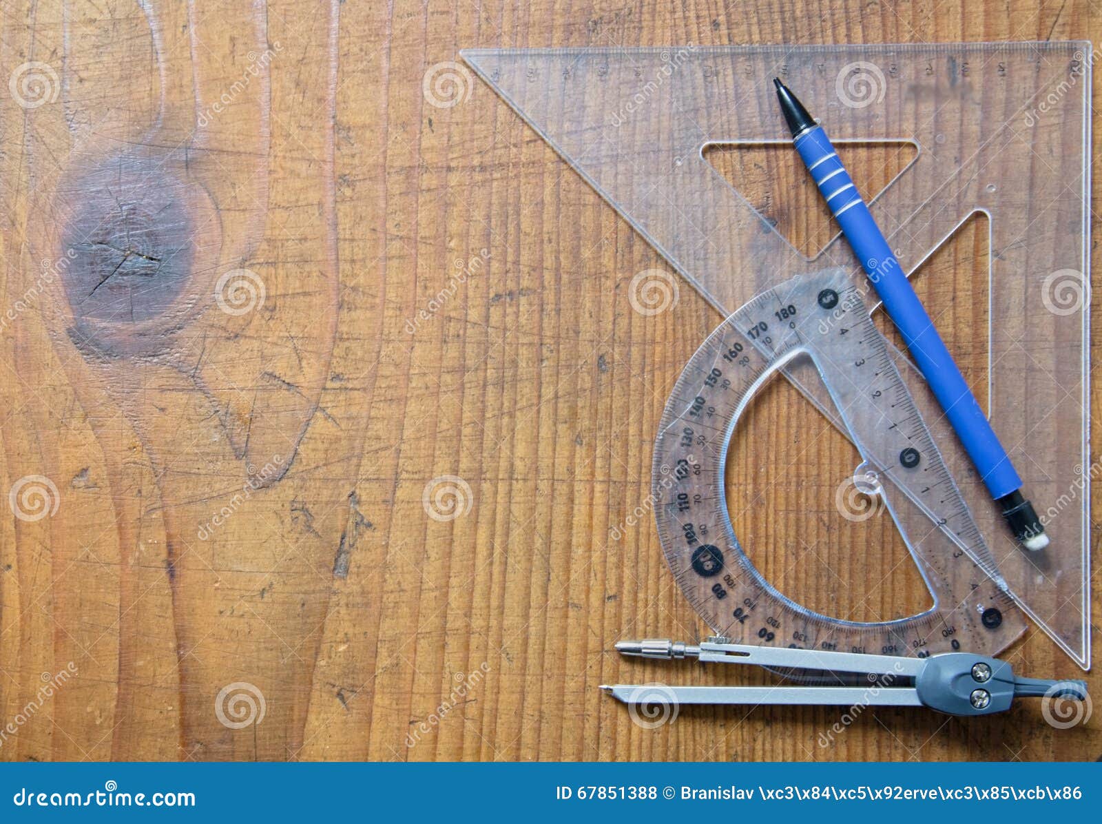 The Geometry of the Accessories Stock Photo - Image of education ...