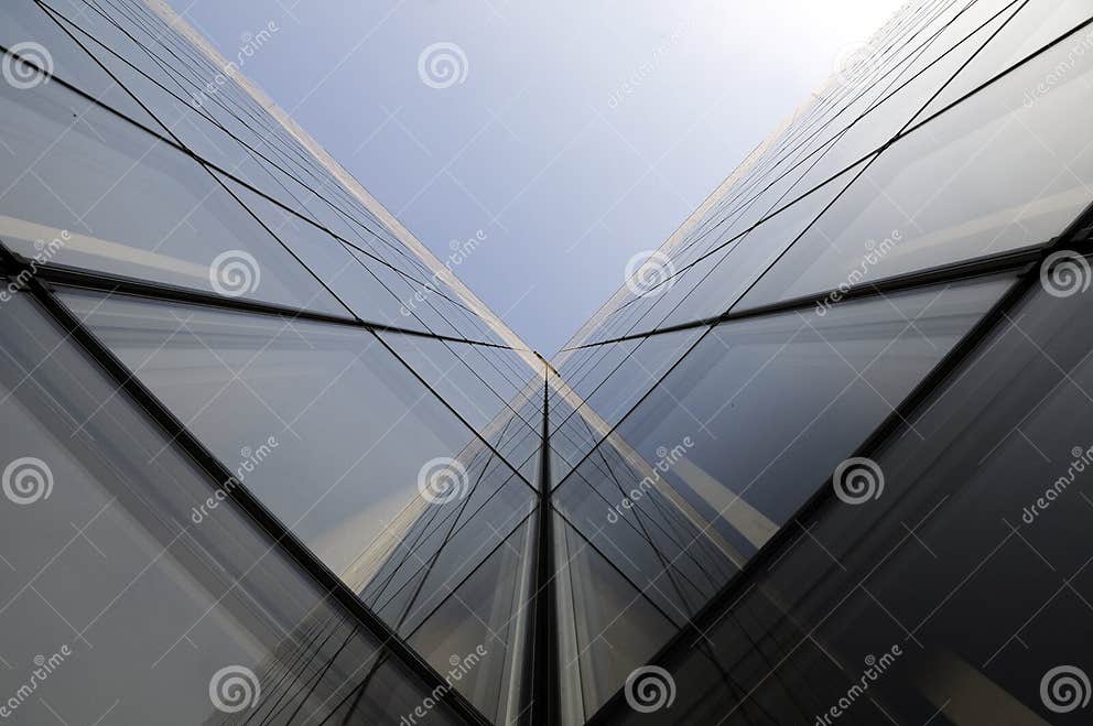 Geometry Architecture of Modern Office Building Stock Photo - Image of ...