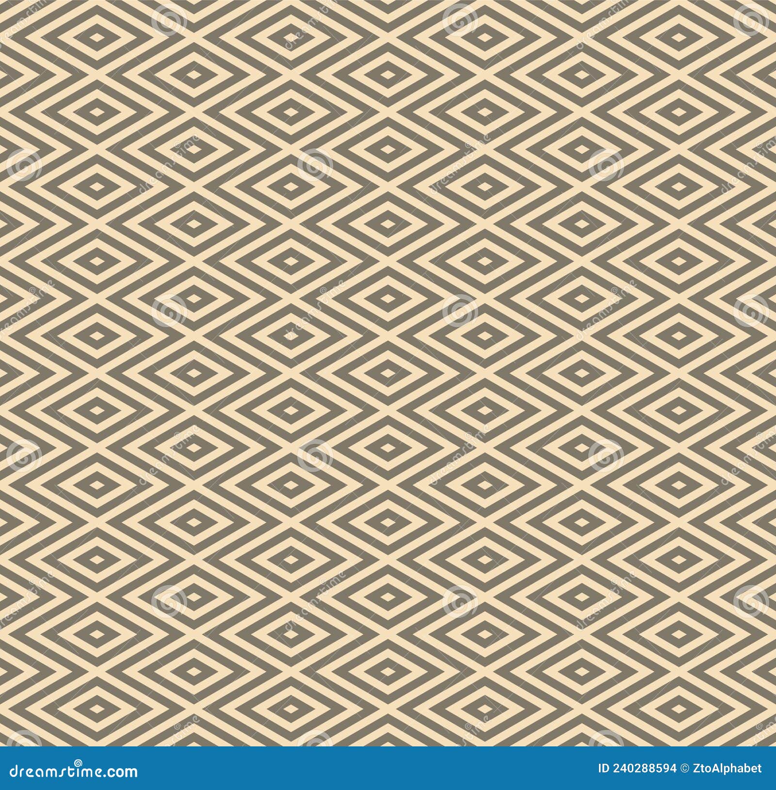 Geometric Pattern Seamless Lines Rhombus Shapes Stock Vector ...