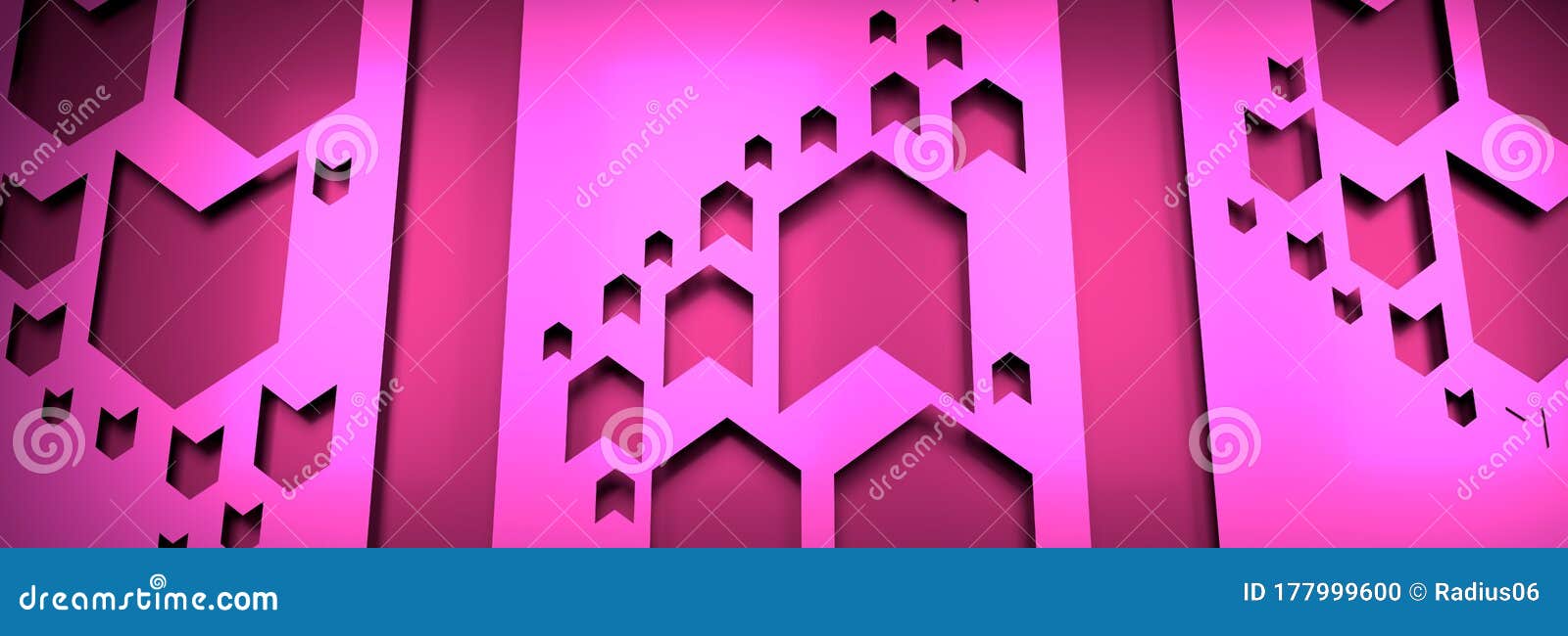 Geometry Banner Illustration Stock Illustration - Illustration of ...