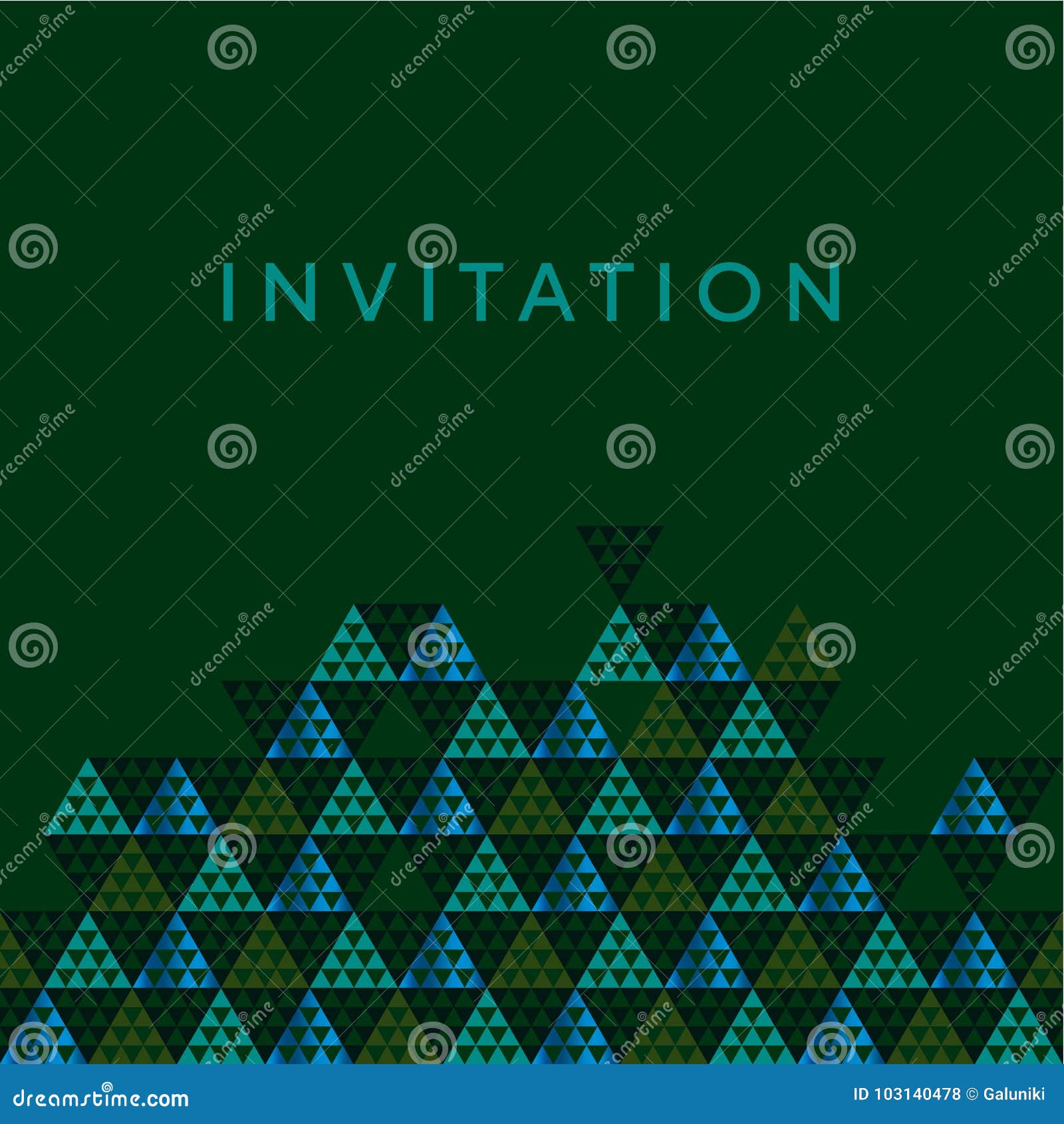 Geometry Black Header Vector Illustration. Stock Vector - Illustration ...