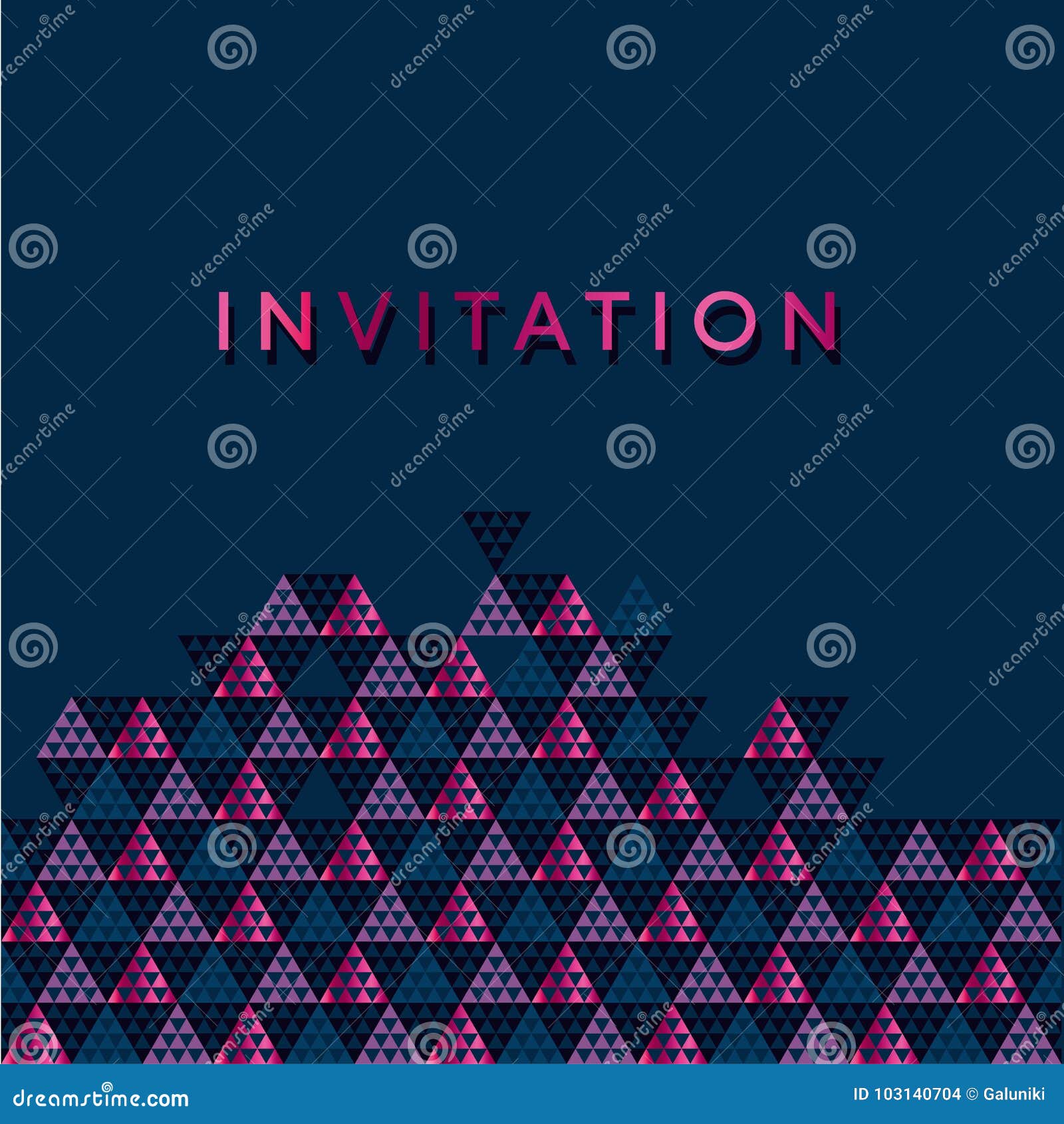 Geometry Black Header Vector Illustration. Stock Vector - Illustration ...