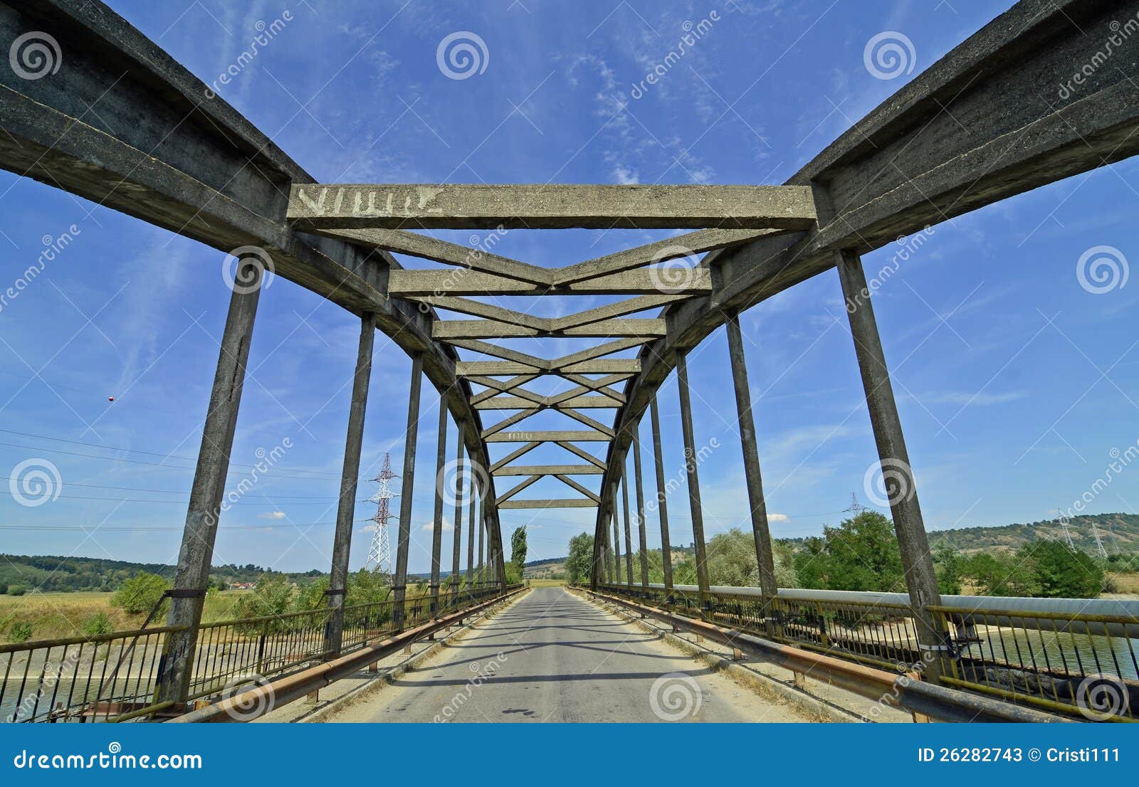 Geometry bridge stock image. Image of architecture, olimp - 26282743